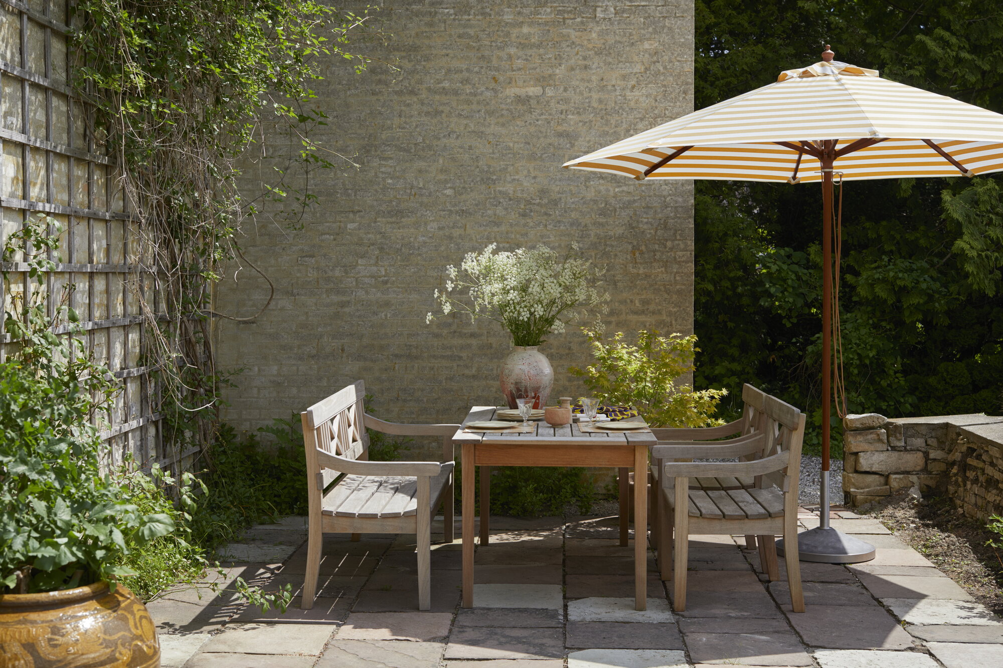 Skagerak Capri parasol foot, 30 kg | Finnish Design Shop UK