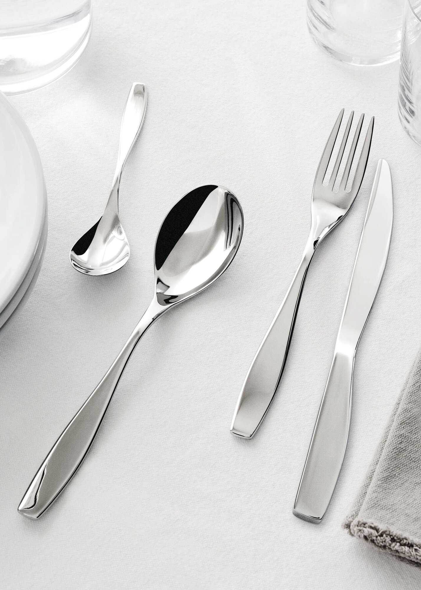 Alessi Duna cutlery set, 24 pcs, stainless steel | Finnish Design Shop