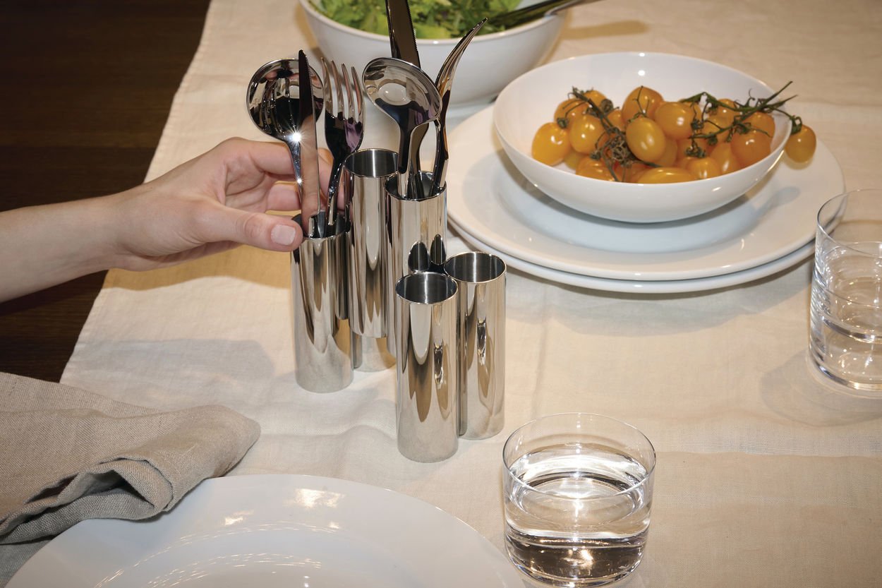 Alessi Canale aterinteline, ruostumaton teräs | Finnish Design Shop