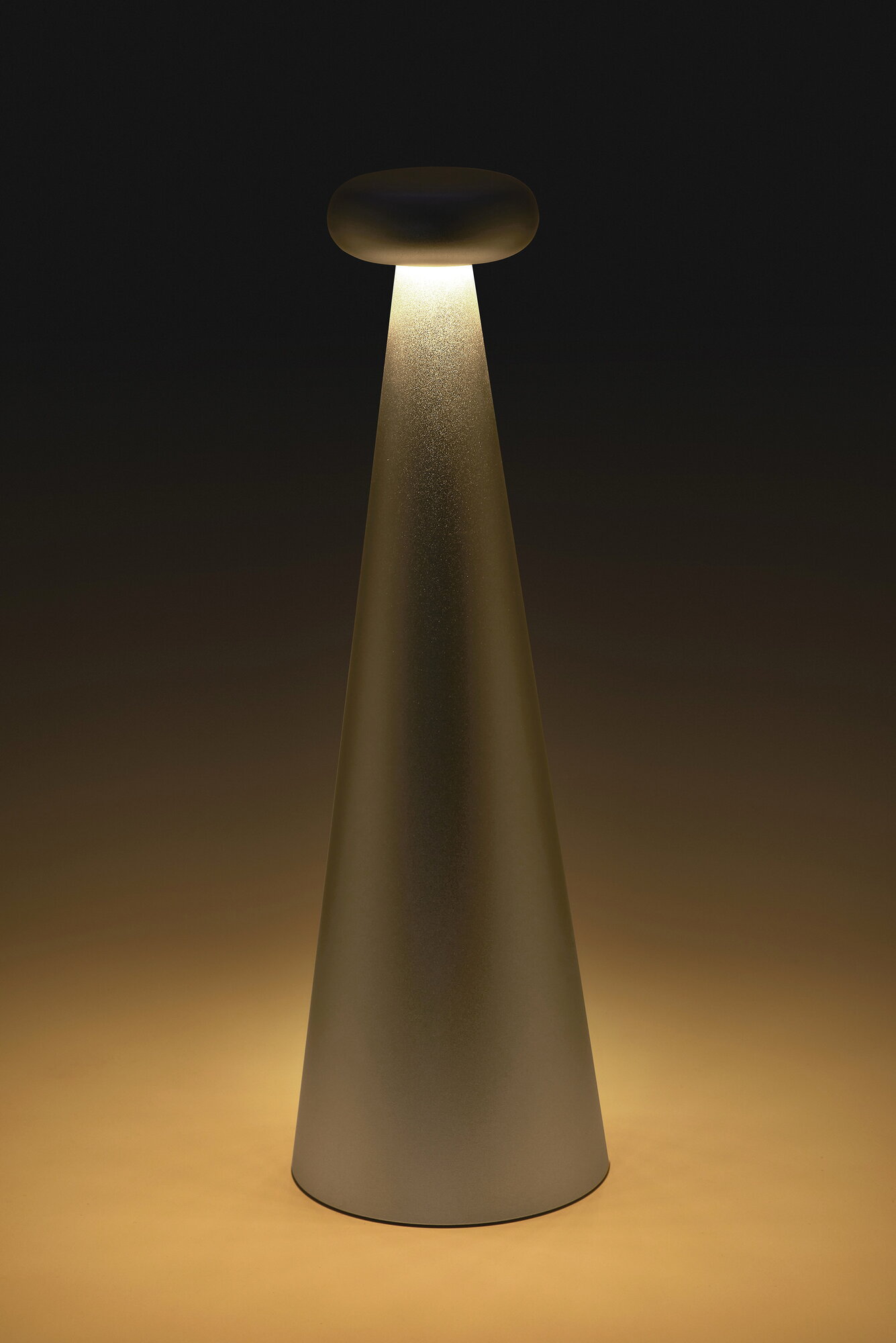 Alessi Bedin portable table lamp, grey | Finnish Design Shop