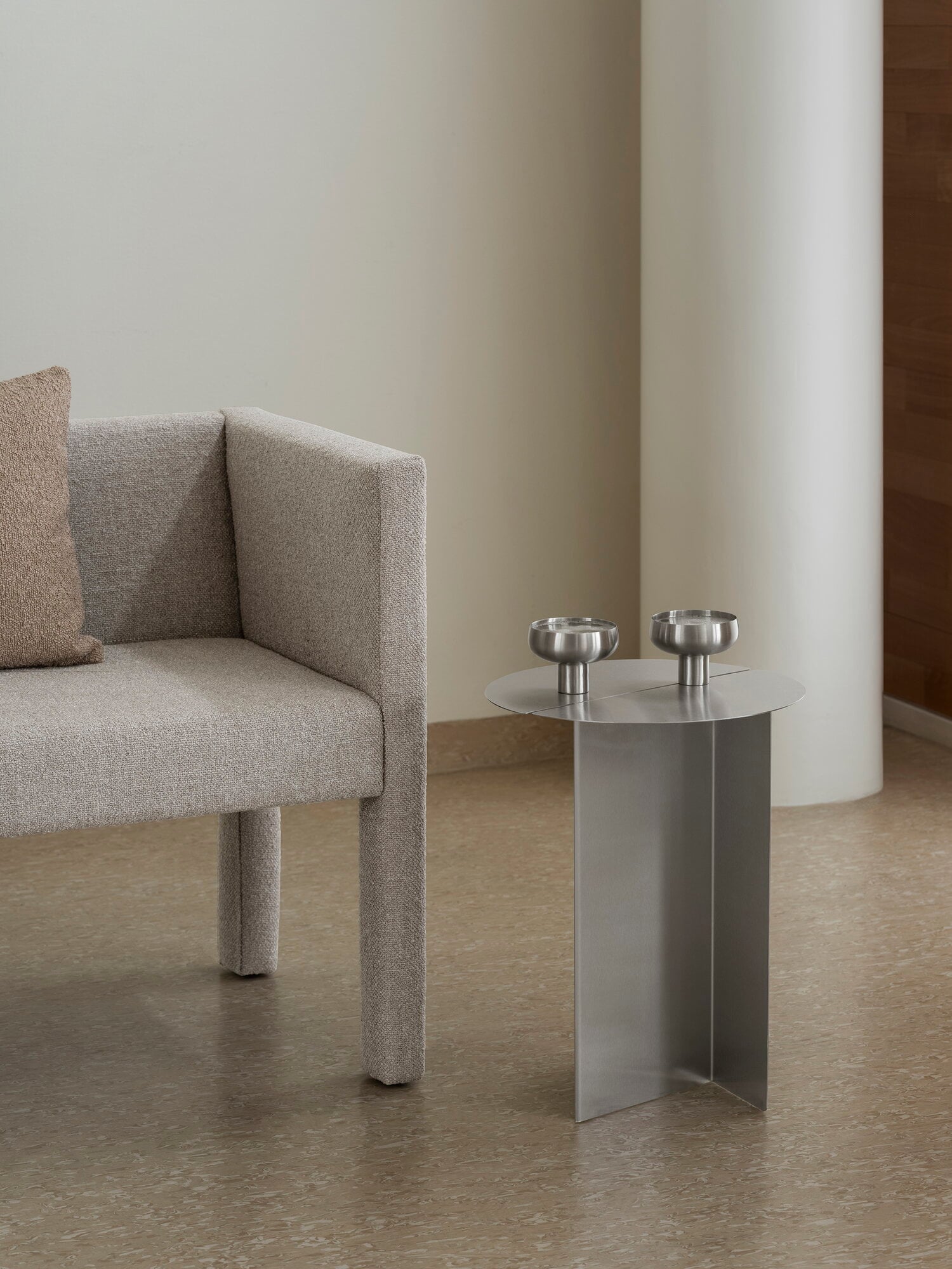 Blomus Koyoi Steel champagne bowls, set of 2, matt stainless steel ...