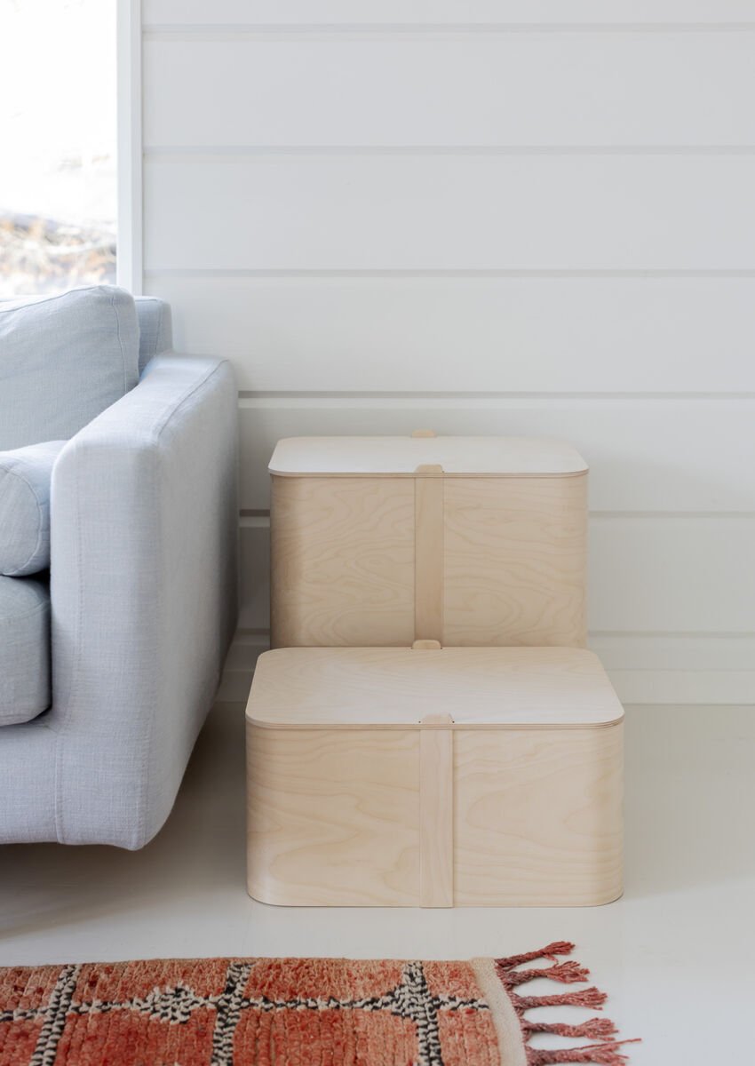 Verso Design Koppa Box 2, birch | Finnish Design Shop