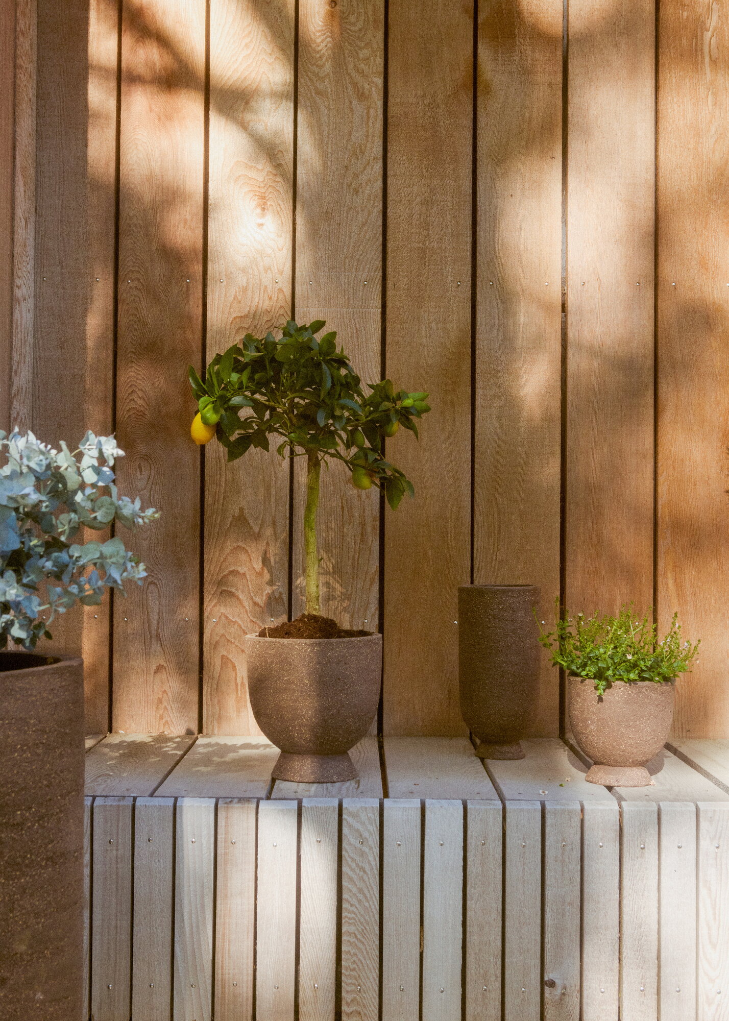 AYTM Terra flower pot, 20 x 20 cm, java brown | Finnish Design Shop