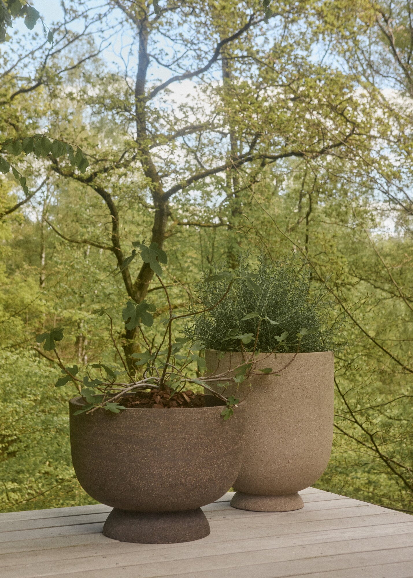 AYTM Terra flower pot, 50 x 60 cm, sand | Finnish Design Shop