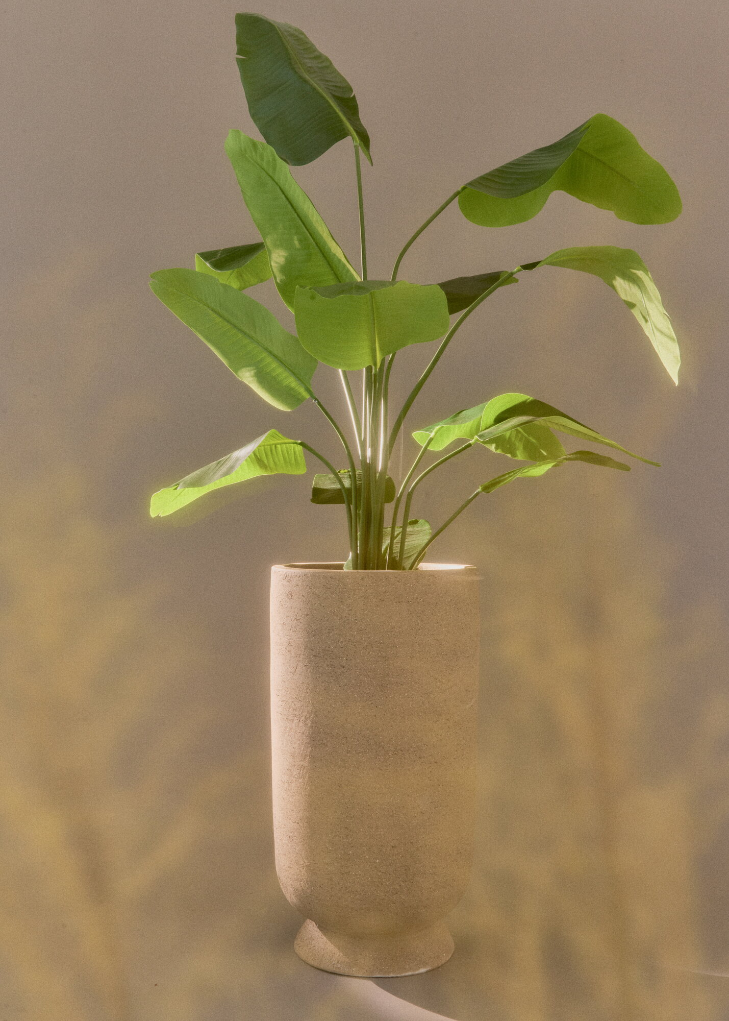 AYTM Terra flower pot, 40 x 75 cm, sand | Finnish Design Shop