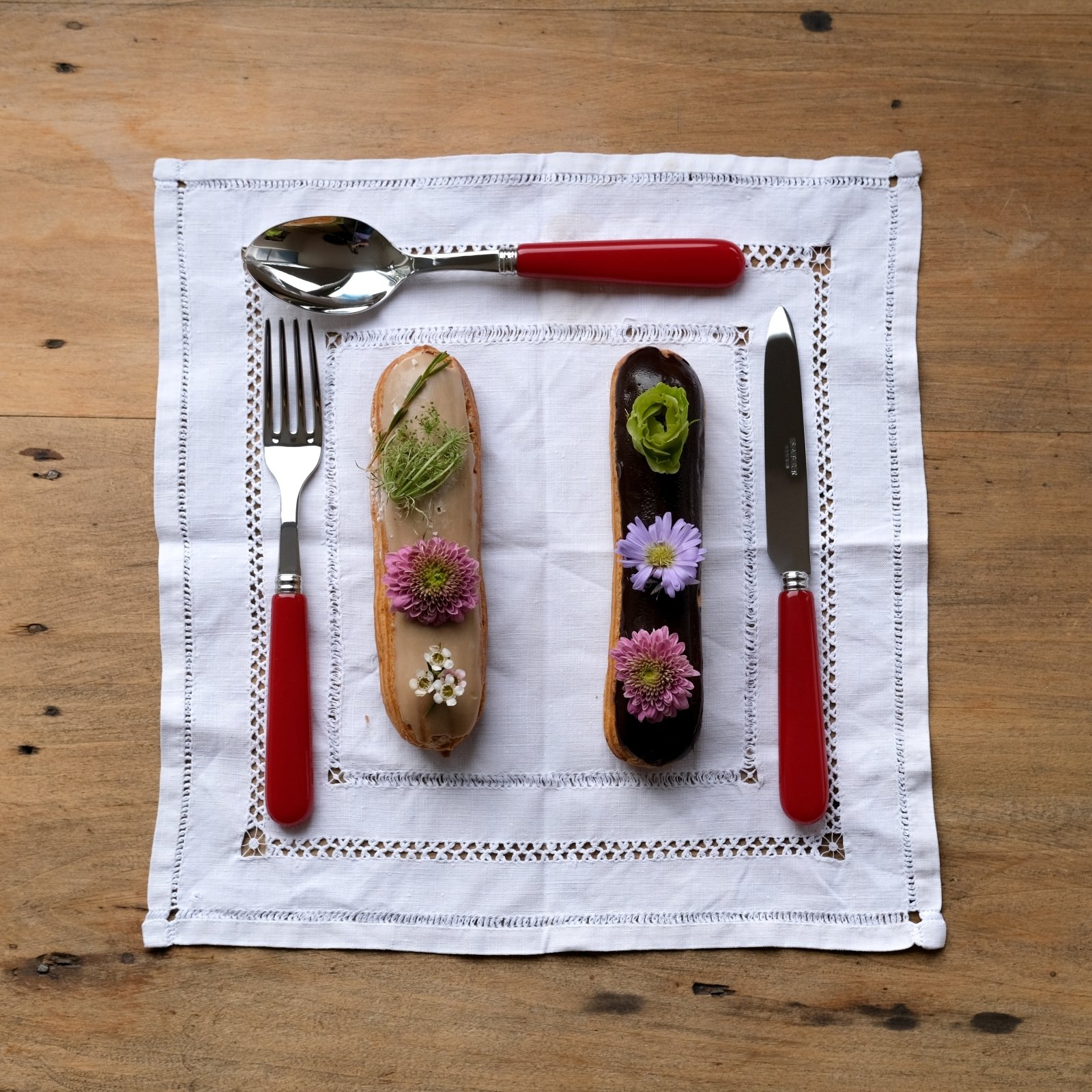 Sabre Paris Pop Unis soup spoon, burgundy | Finnish Design Shop