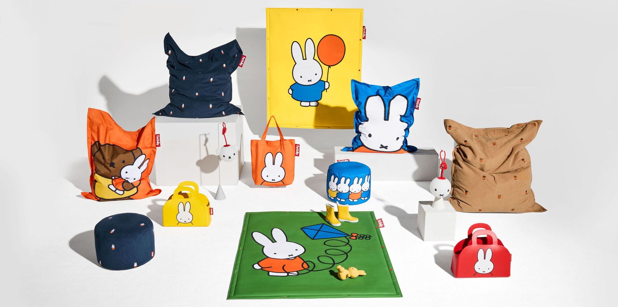 Fatboy Recycled Original Slim Cord x Boris bean bag, teddybear ...