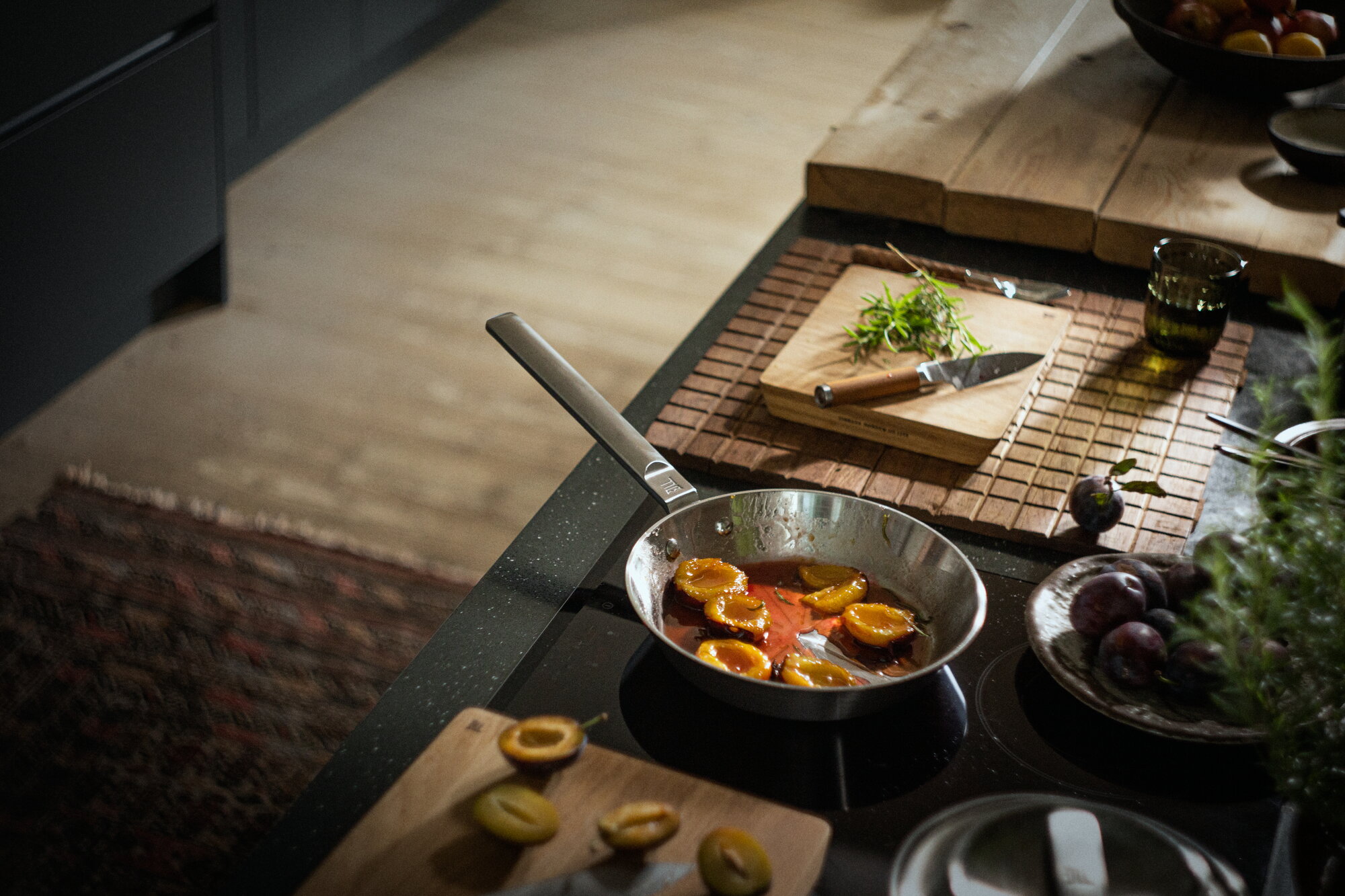 Fiskars Norden steel frying pan, uncoated, 24 cm | Finnish Design Shop