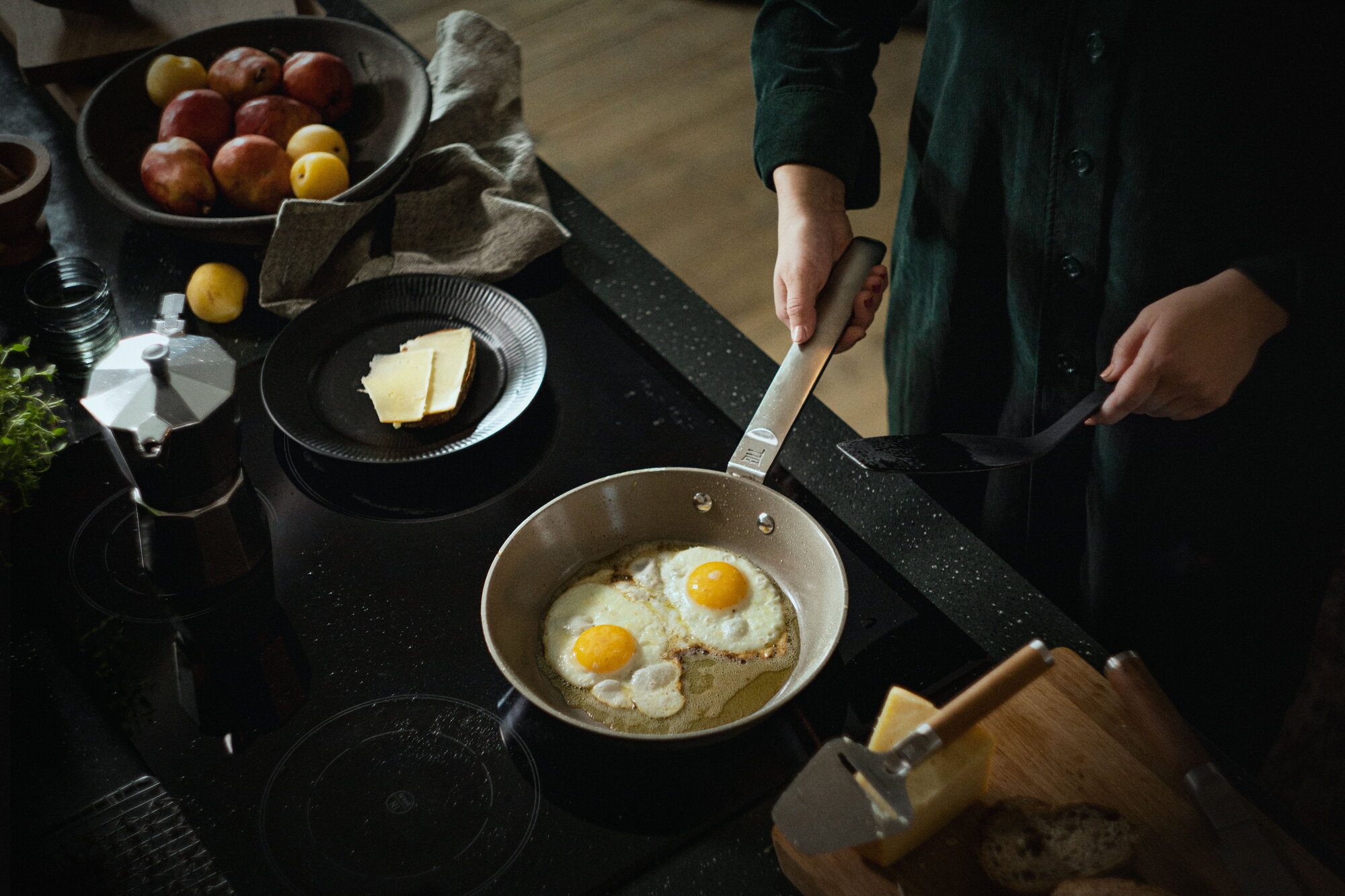 Fiskars Norden steel frying pan, 24 cm | Finnish Design Shop