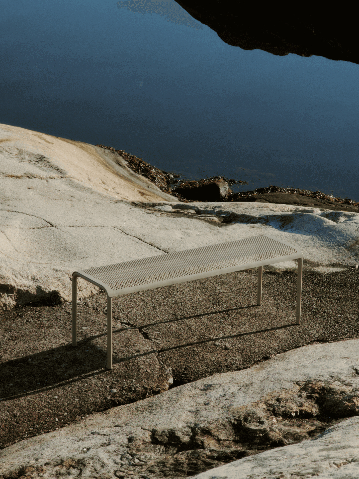 Ferm Living Dapple bench, cashmere | Finnish Design Shop