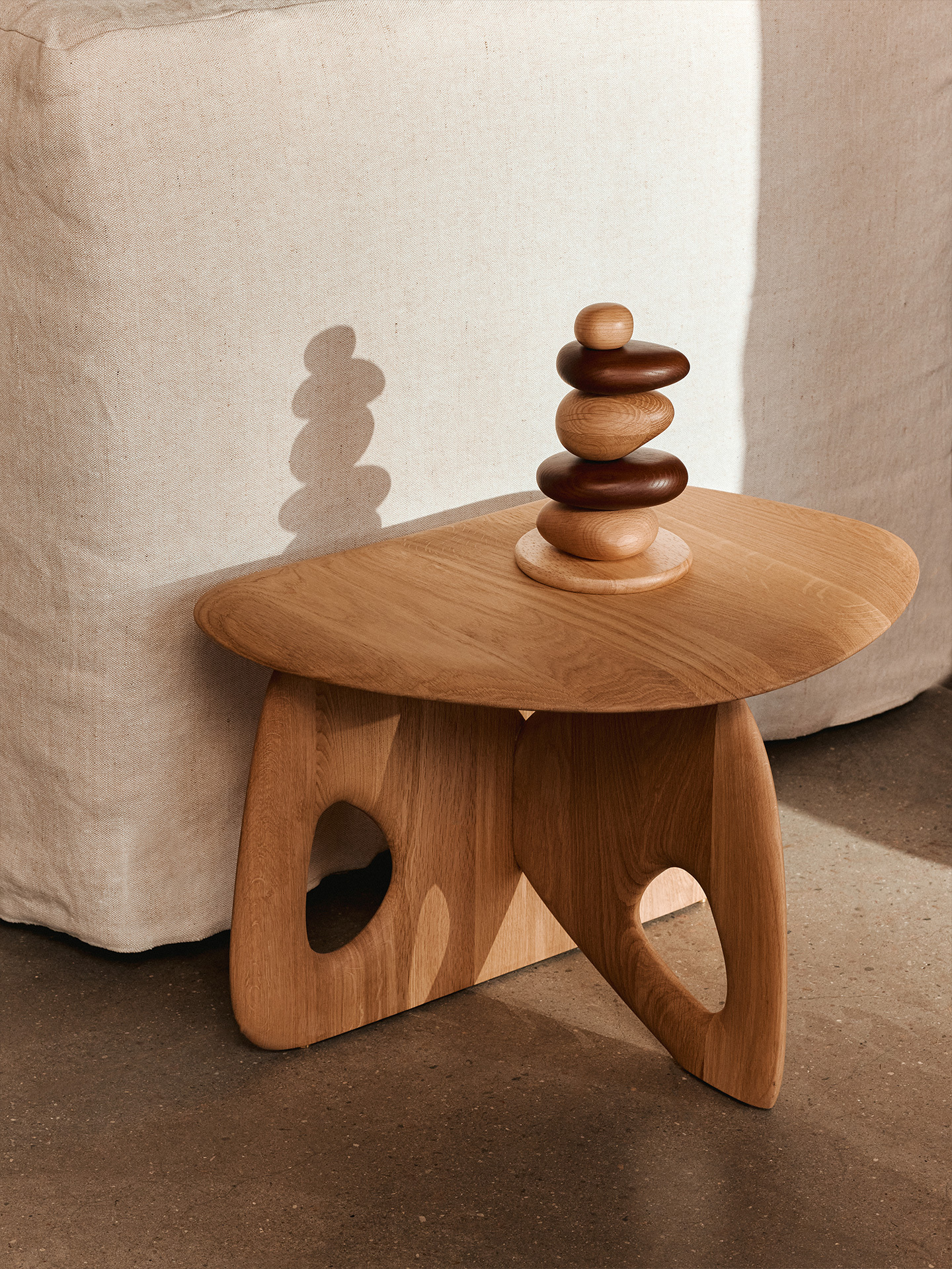 Ferm Living Oar coffee table, small, oiled natural oak | Finnish Design ...