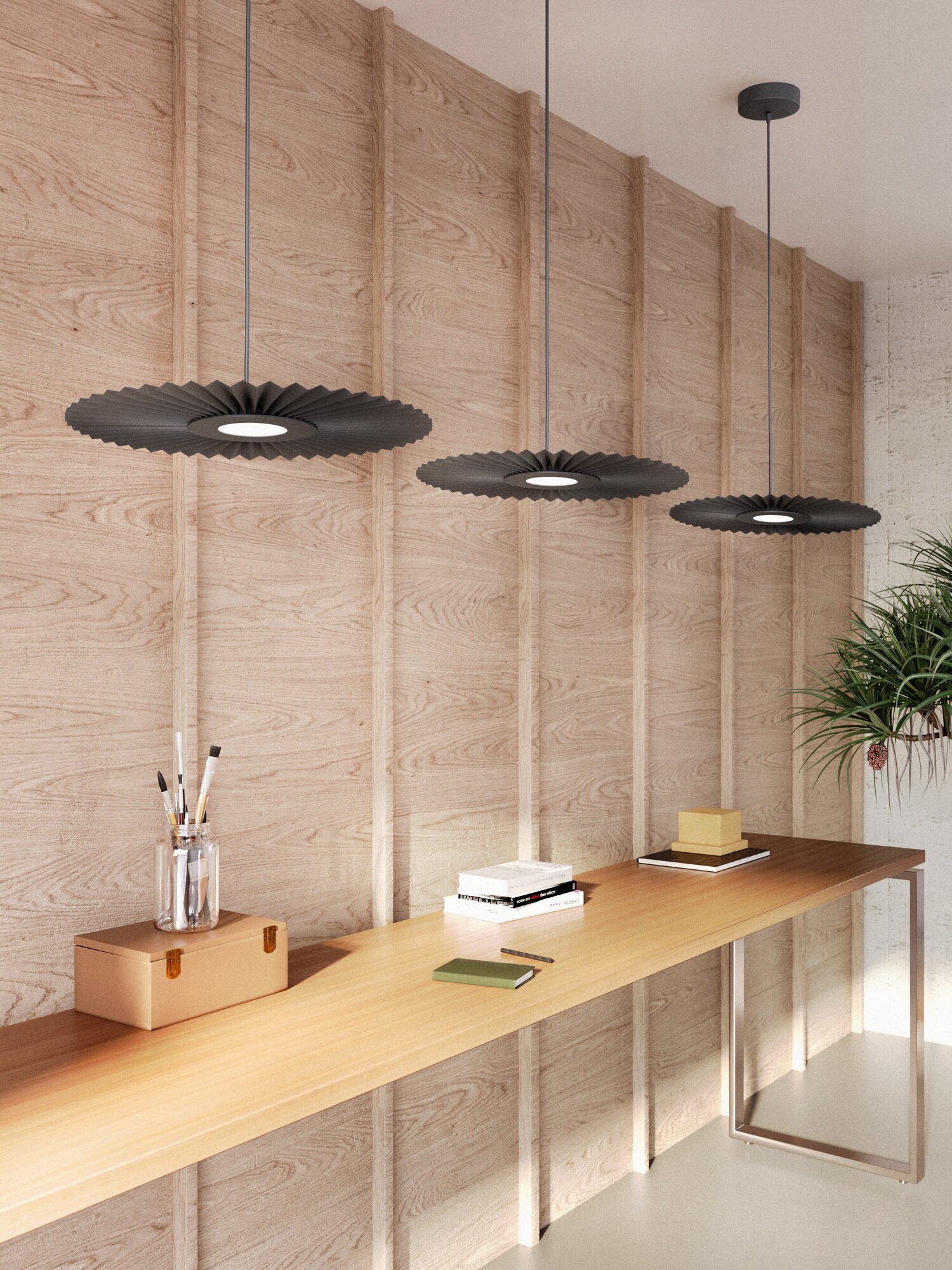 Hartô Carmen pendant, 2025 version, 50 cm, slate grey | Finnish Design Shop