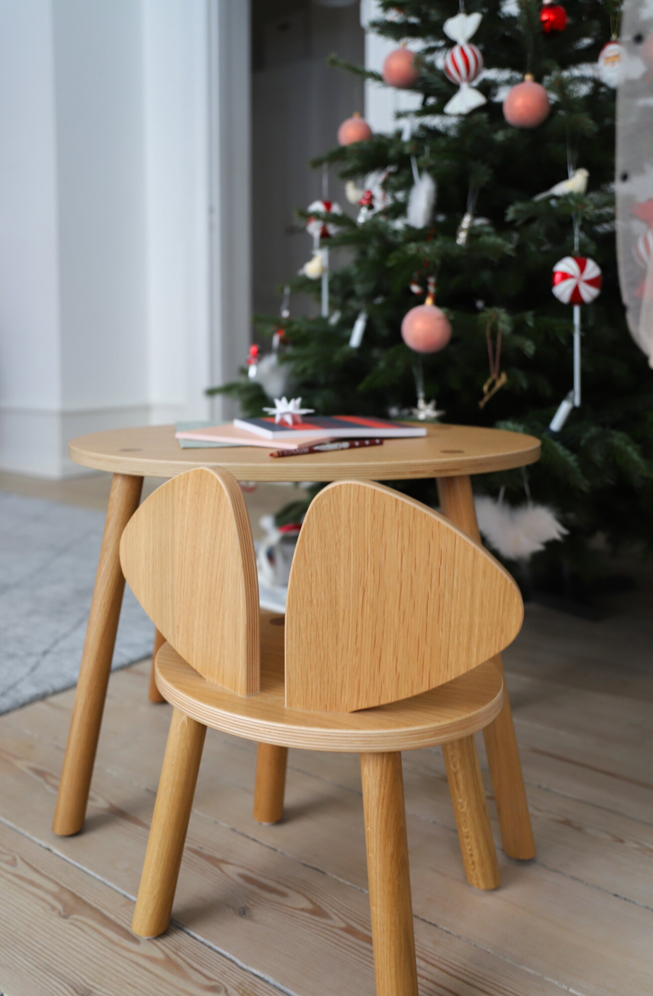 Nofred Mouse table, low, lacquered oak | Finnish Design Shop