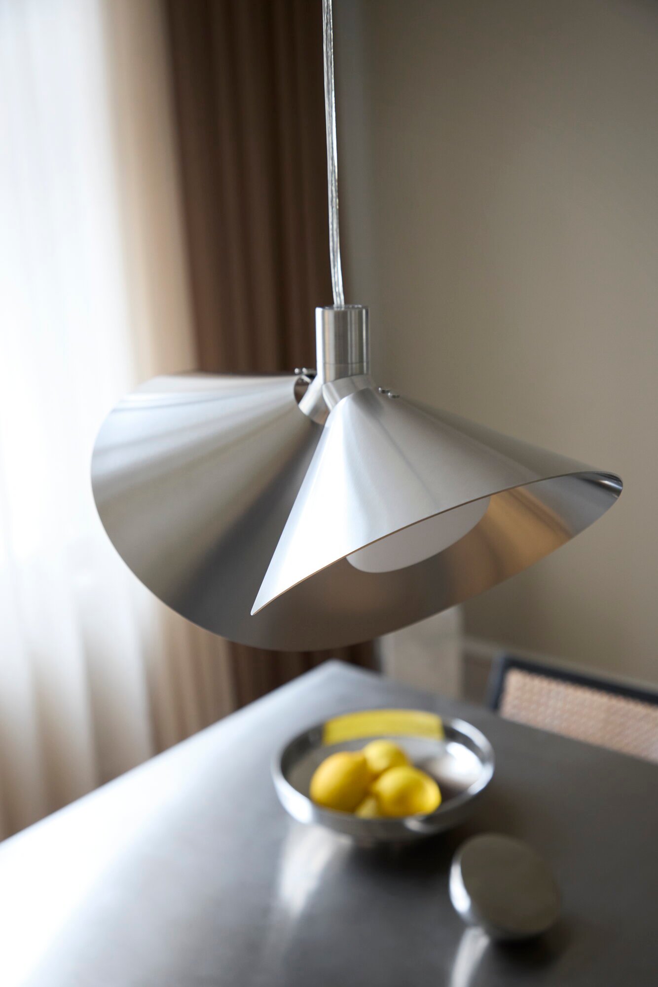 Frandsen Peel pendant, brushed stainless steel | Finnish Design Shop