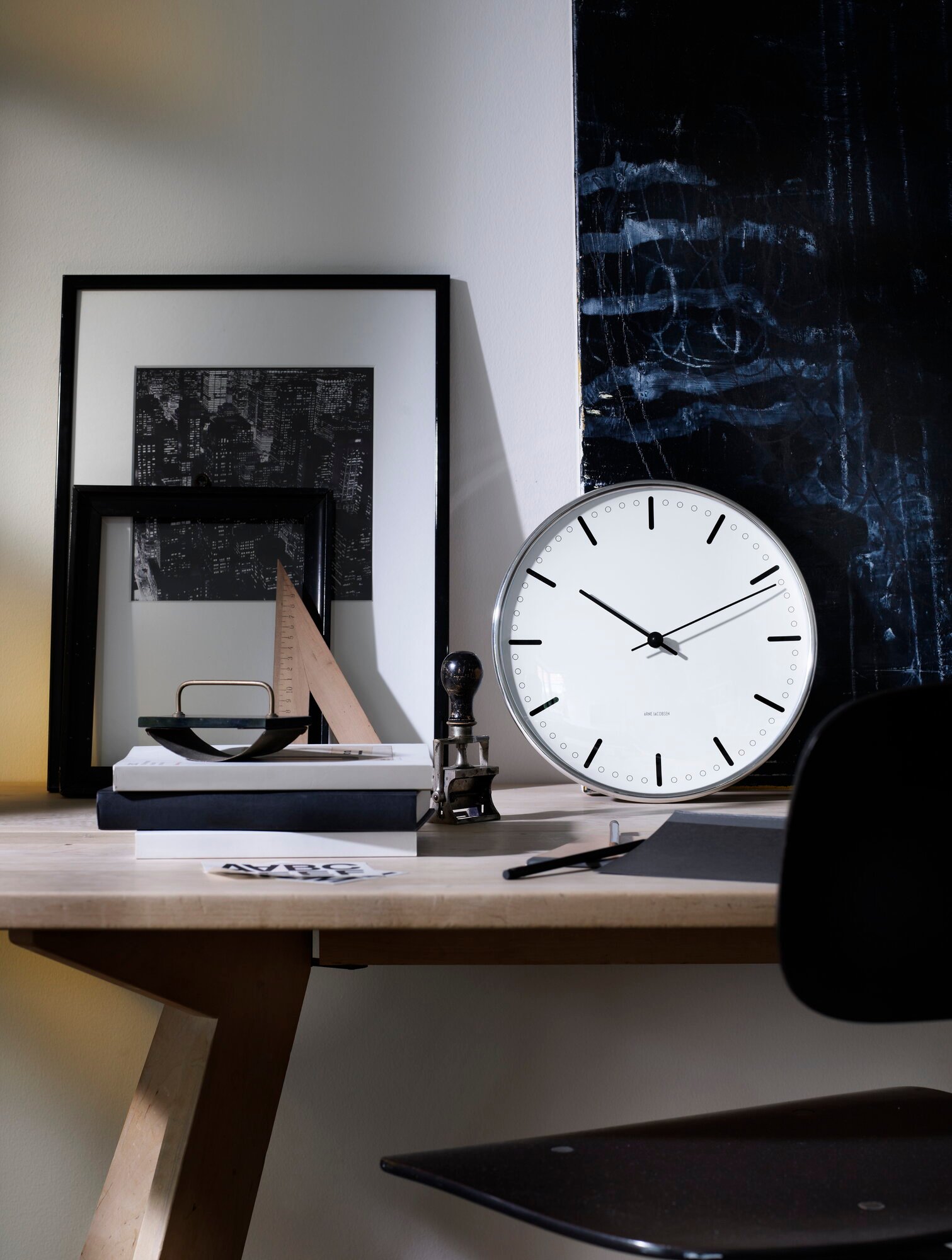 Arne Jacobsen AJ City Hall wall clock, 21 cm | Finnish Design Shop