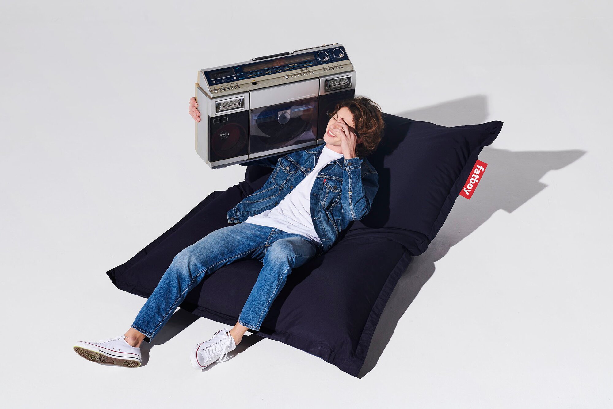 Fatboy Original Outdoor bean bag, dark ocean | Finnish Design Shop UK