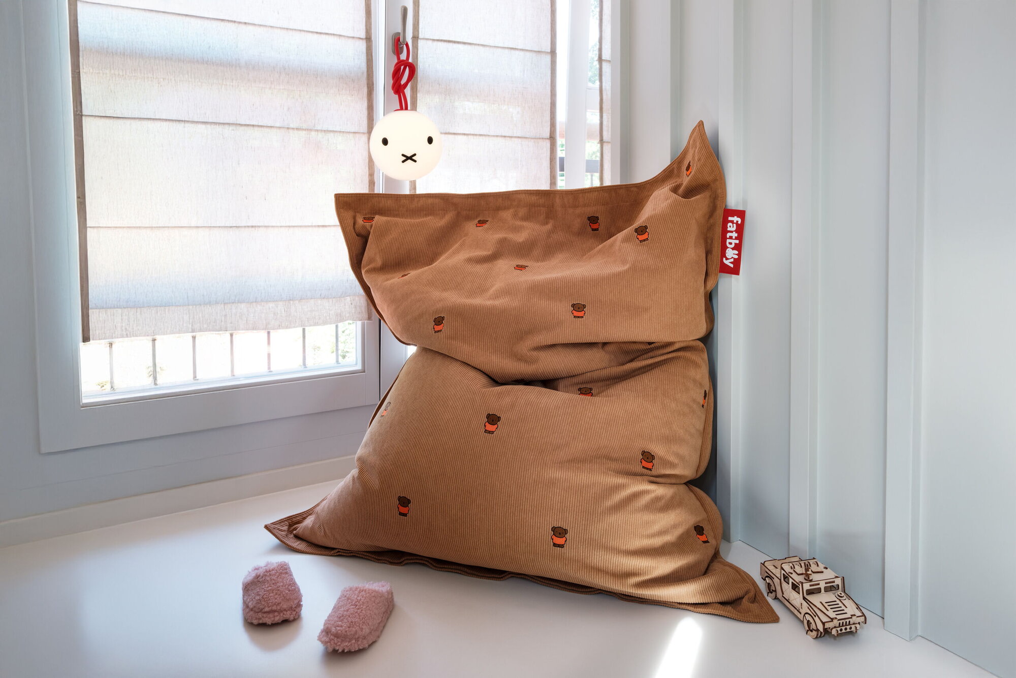 Fatboy Recycled Original Slim Cord x Boris bean bag, teddybear ...