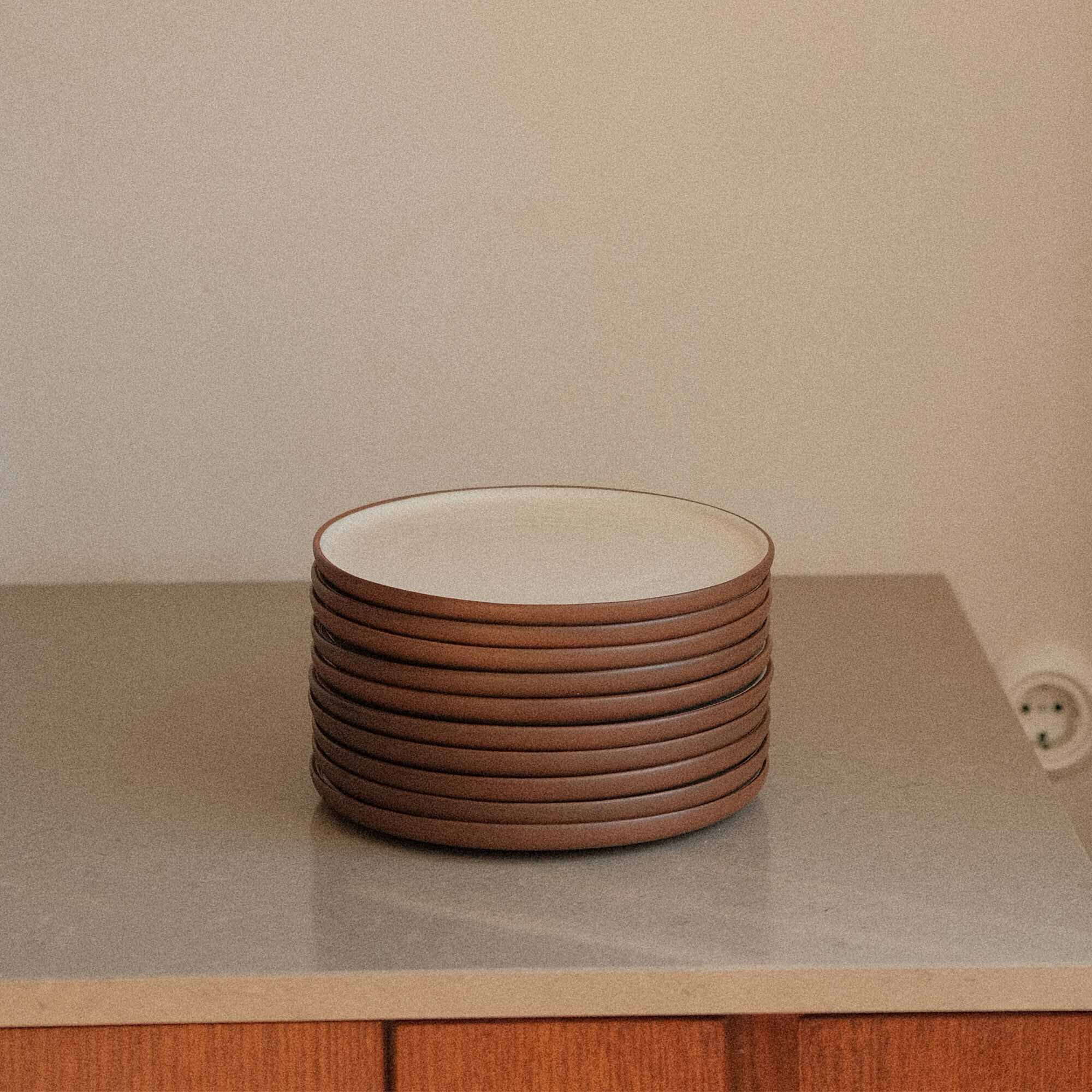 Vaidava Ceramics Earth Raw plate, 22 cm, brown - beige | Finnish Design ...