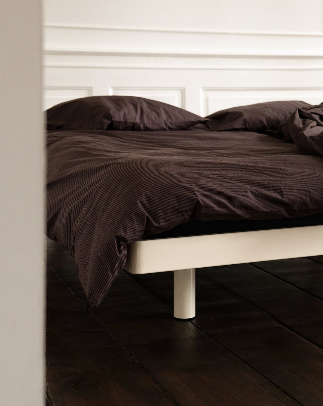 ReFramed MC-1 bed frame with slats, ivory | Finnish Design Shop UK