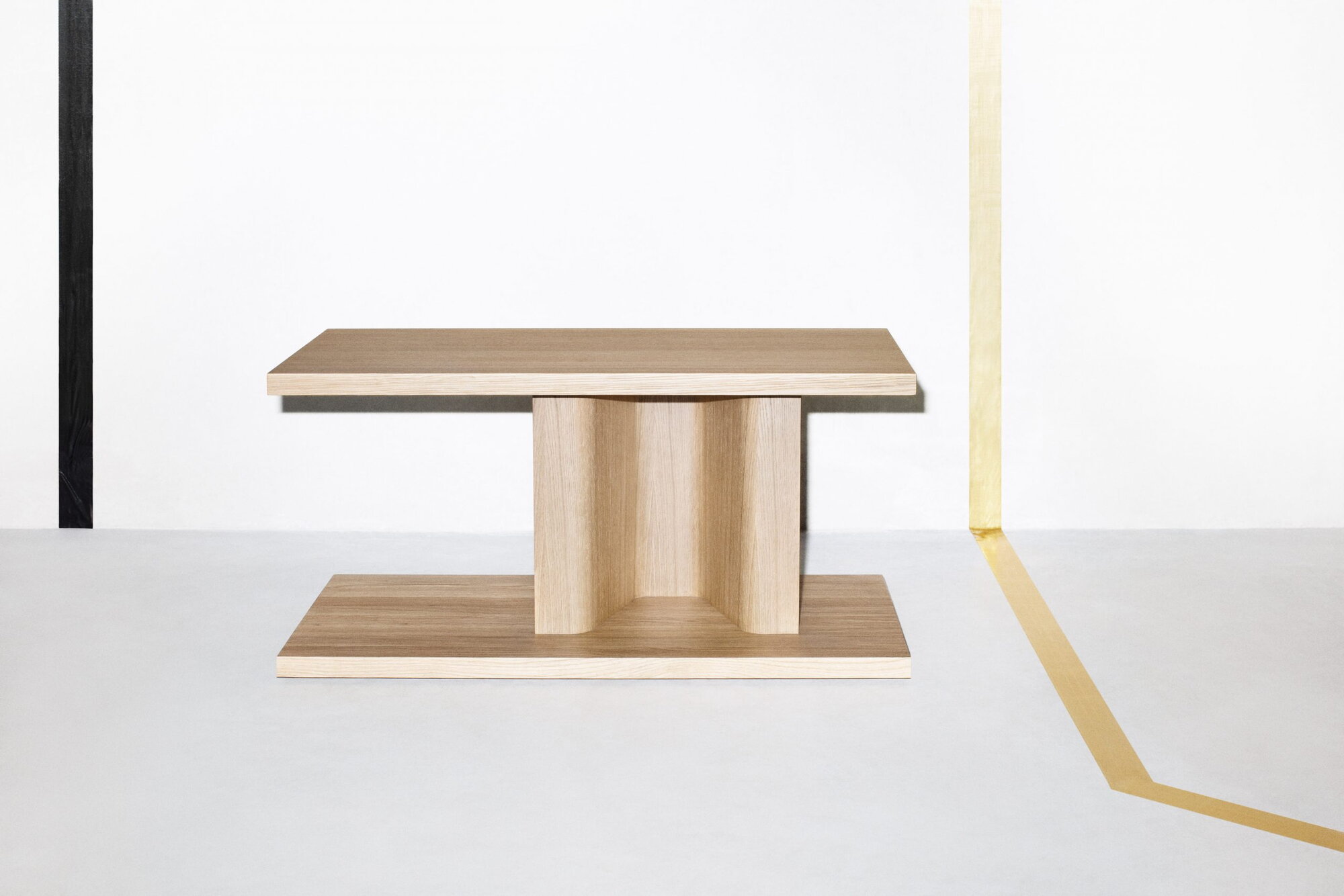 Massproductions Bit table, natural oak | Finnish Design Shop