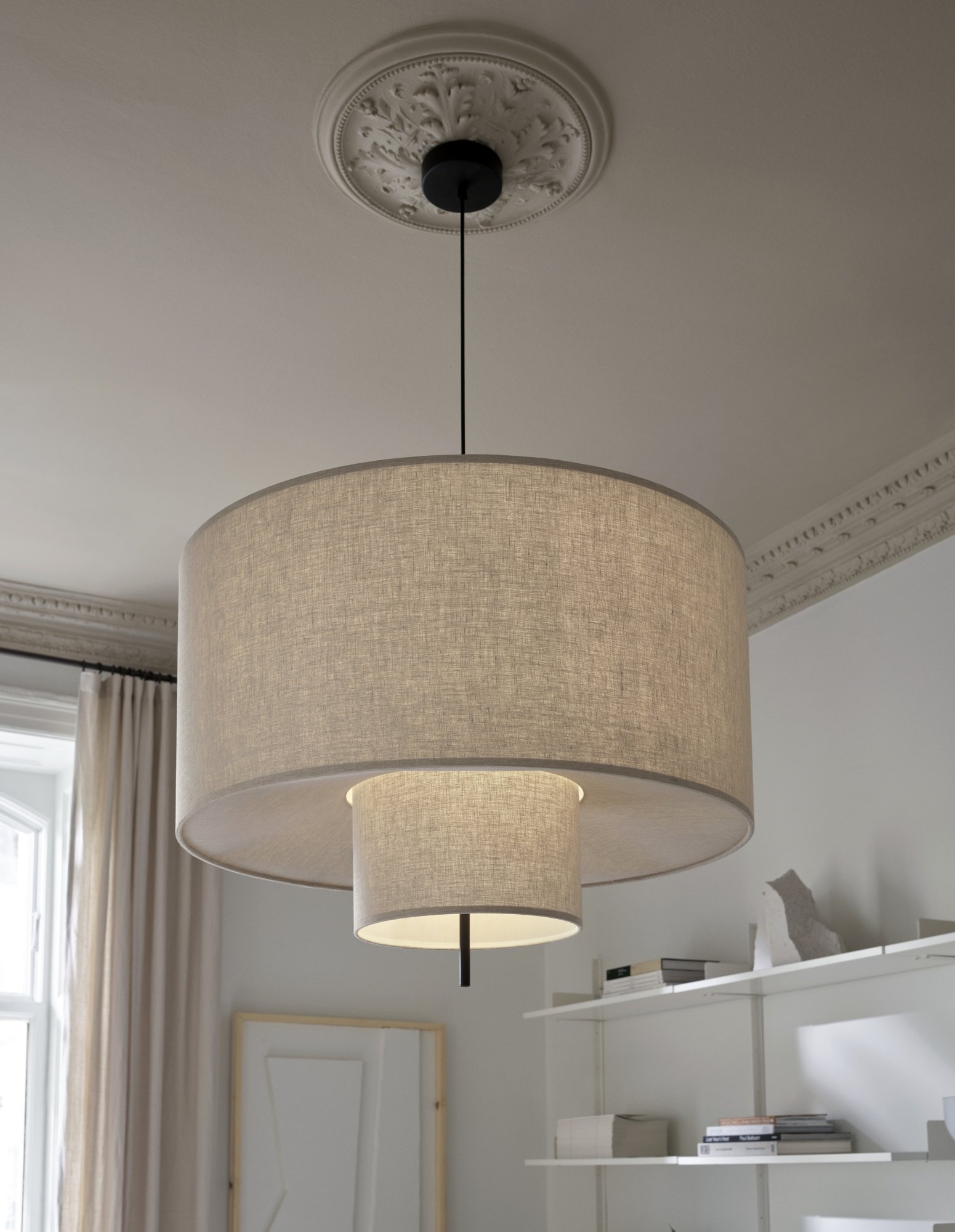 New Works Margin pendant 90 cm, beige | Finnish Design Shop