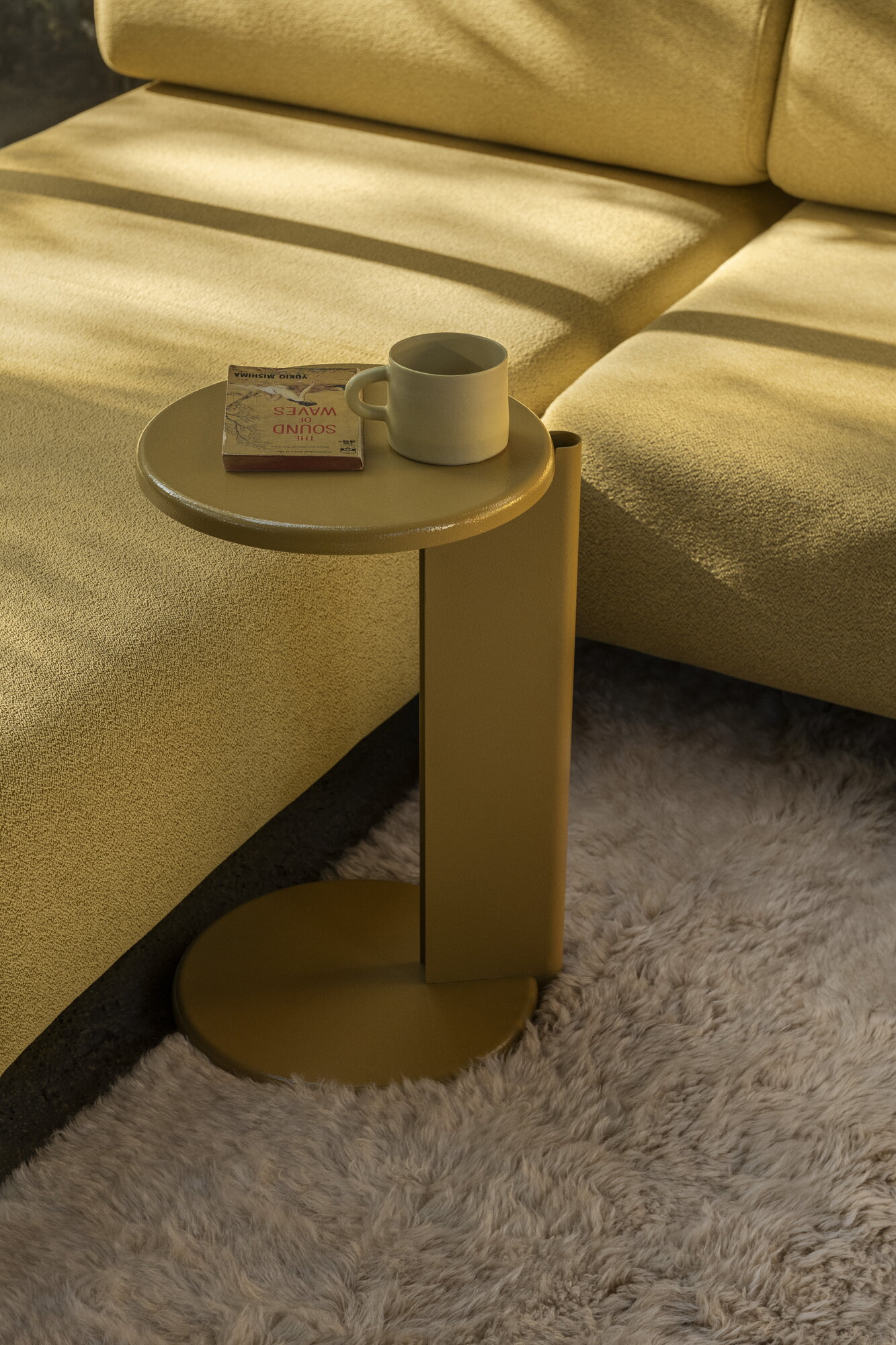 Hem Lolly side table, ochre yellow | Finnish Design Shop UK