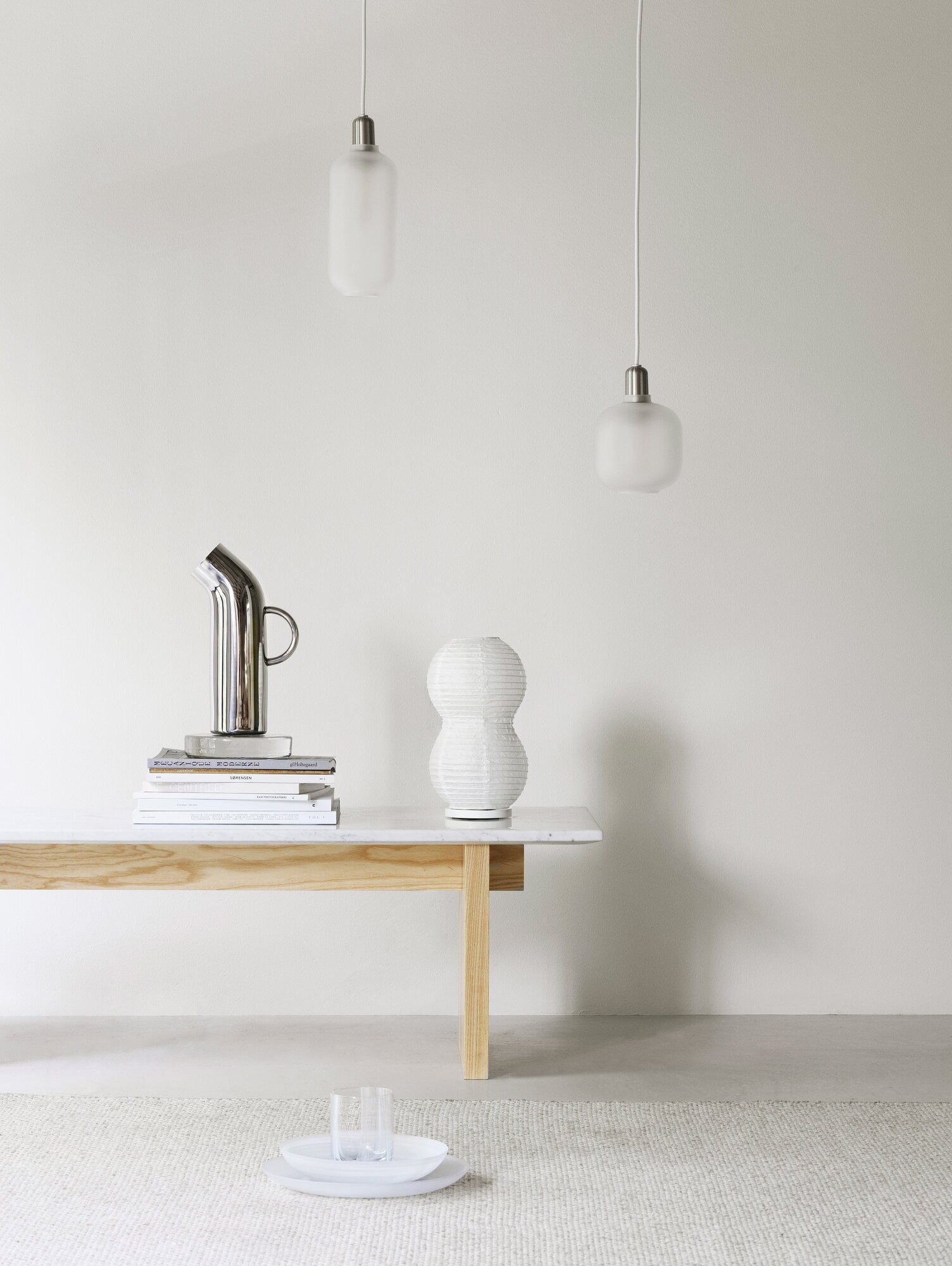 Normann Copenhagen Puff Twist table lamp, white | Finnish Design Shop