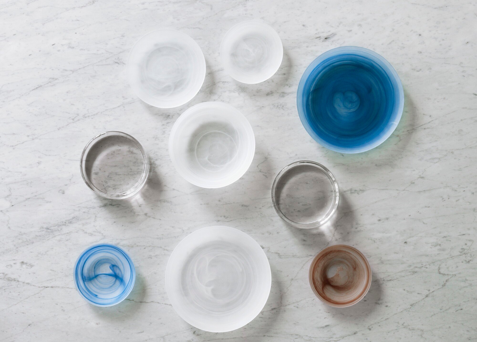 Normann Copenhagen Cosmic deep glass plate, 22 cm, white | Finnish ...