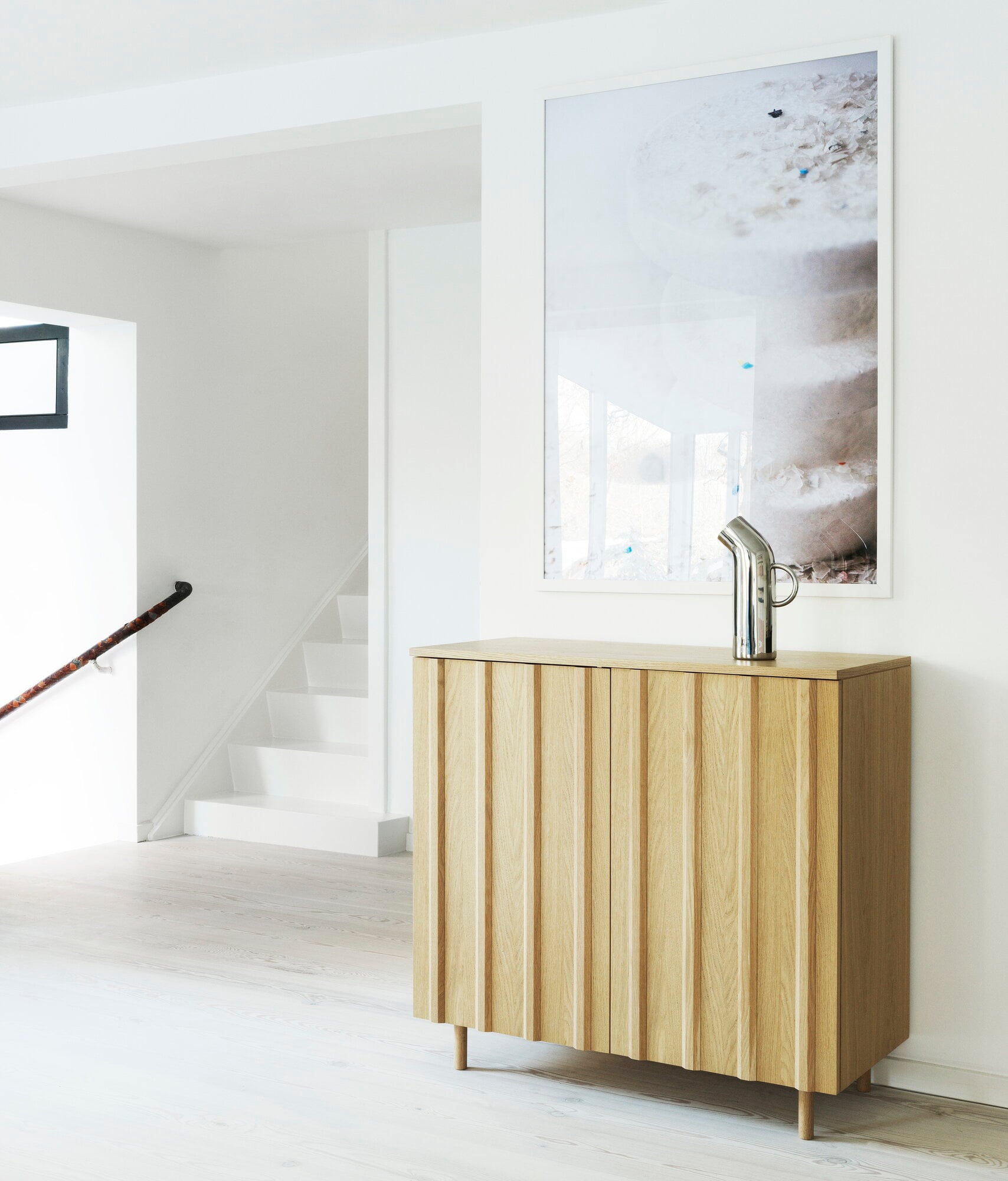 Normann Copenhagen Rib cabinet, 98,5 cm, oak | Finnish Design Shop