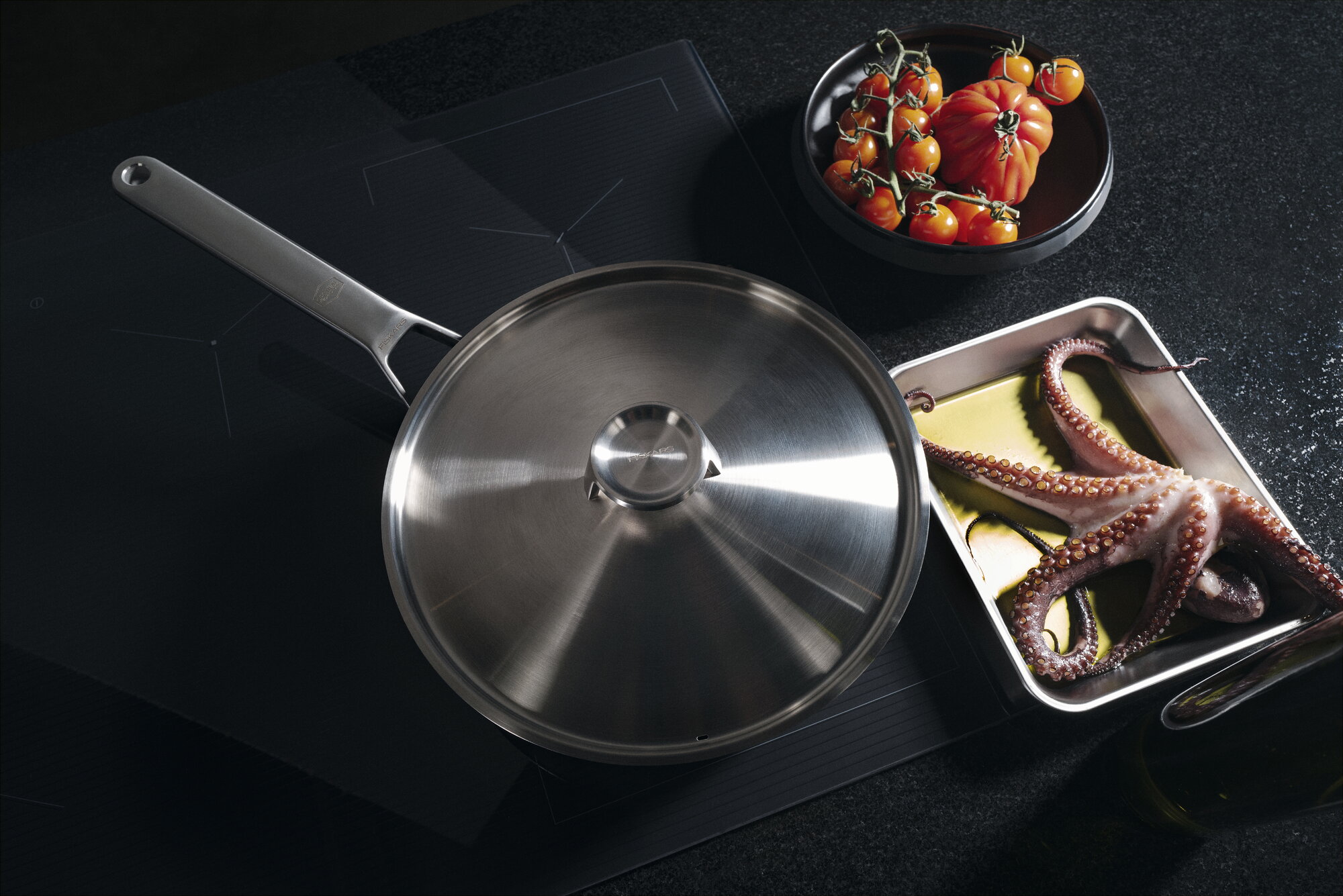 Fiskars Taiten sauté pan, 26 cm, with lid | Finnish Design Shop NL
