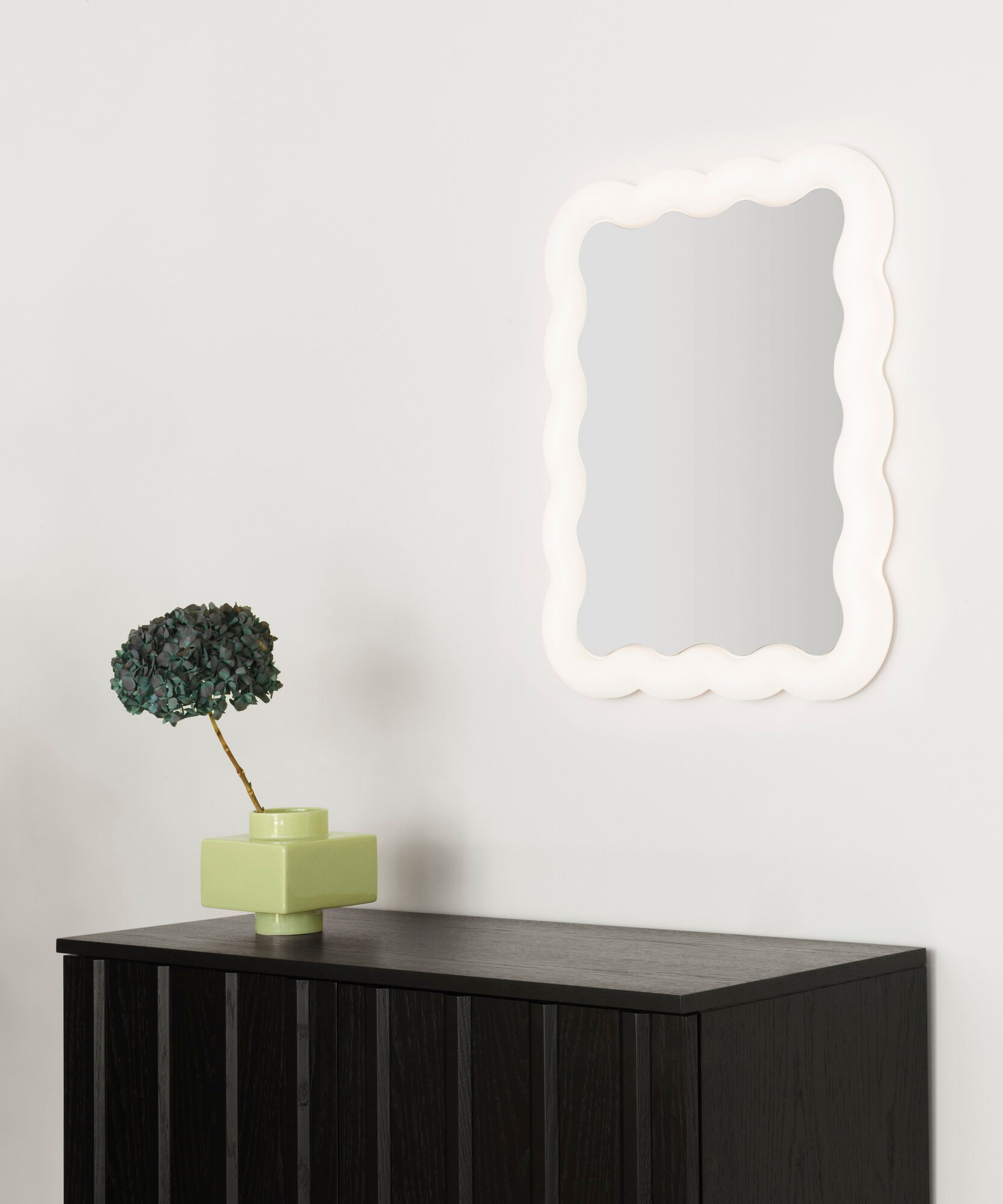 Normann Copenhagen Illu mirror, 65 x 50 cm, white | Finnish Design Shop