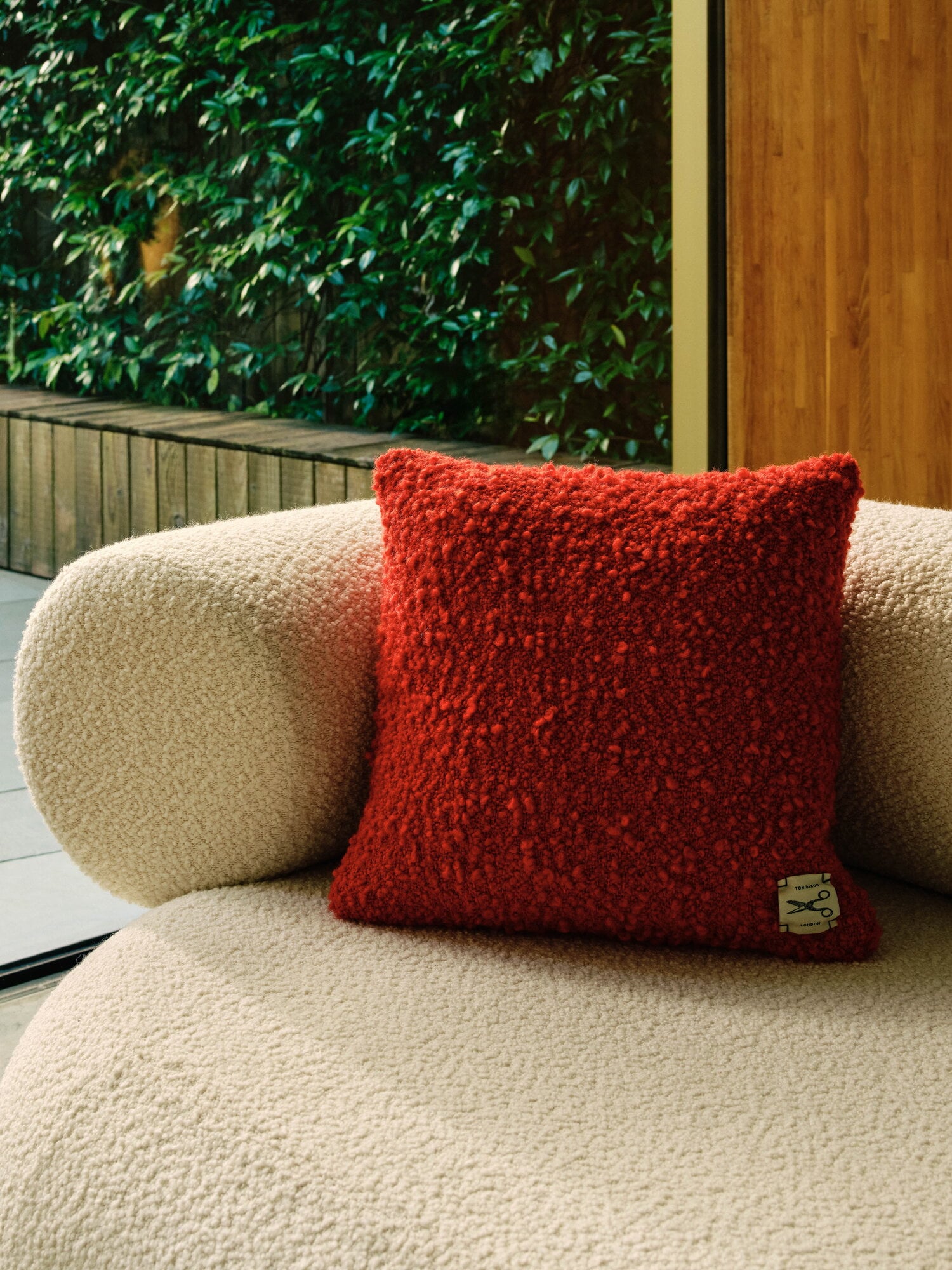 Tom Dixon Bobble cushion, 45 x 45 cm, orange | Finnish Design Shop