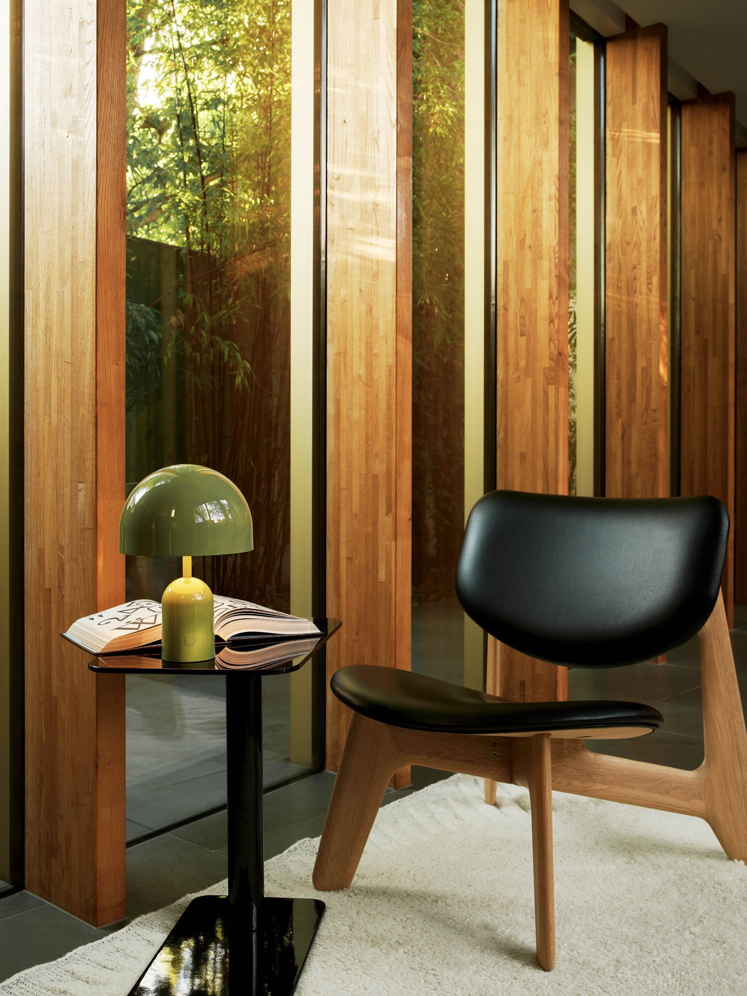 Tom Dixon Bell portable LED table lamp, moss | Finnish Design Shop