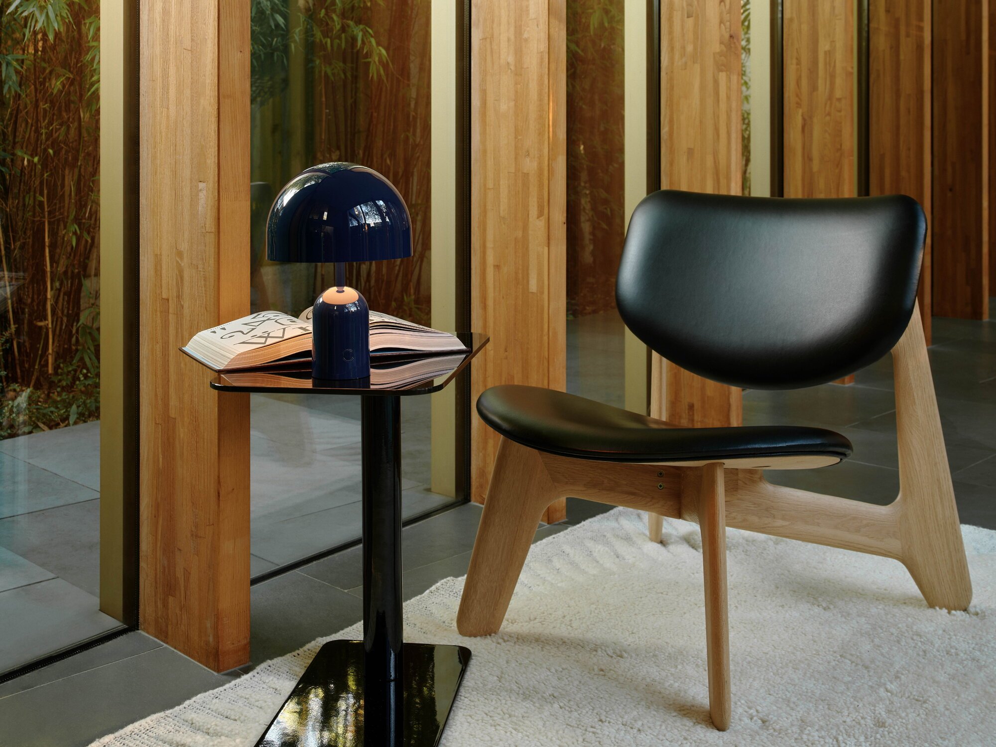 Tom Dixon Bell portable LED table lamp, indigo | Finnish Design Shop NL