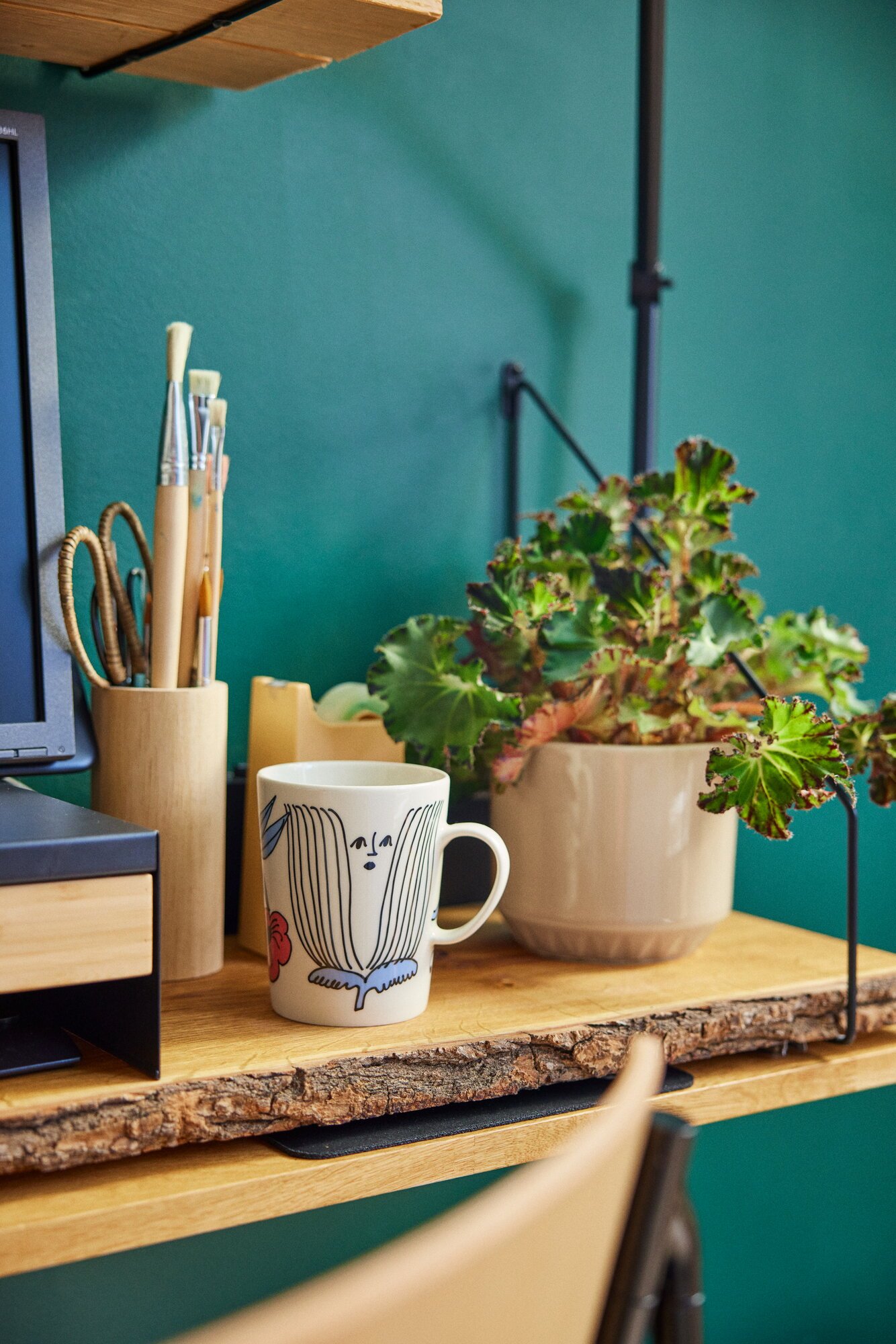 Arabia Ilona plant pot, 100 x 120 mm, sand | Finnish Design Shop