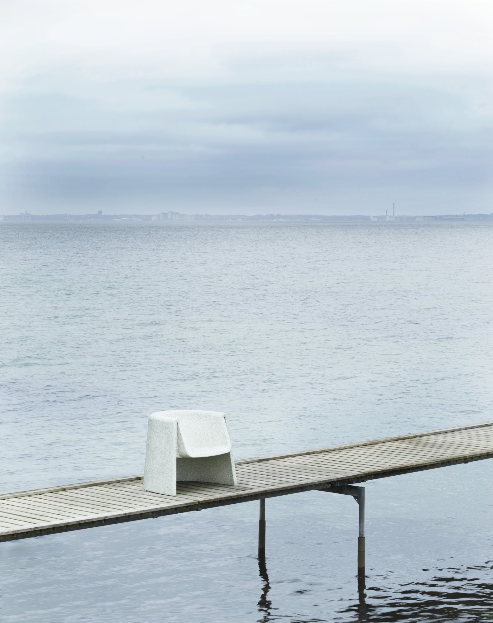 Normann Copenhagen Bit lounge chair, white | Finnish Design Shop