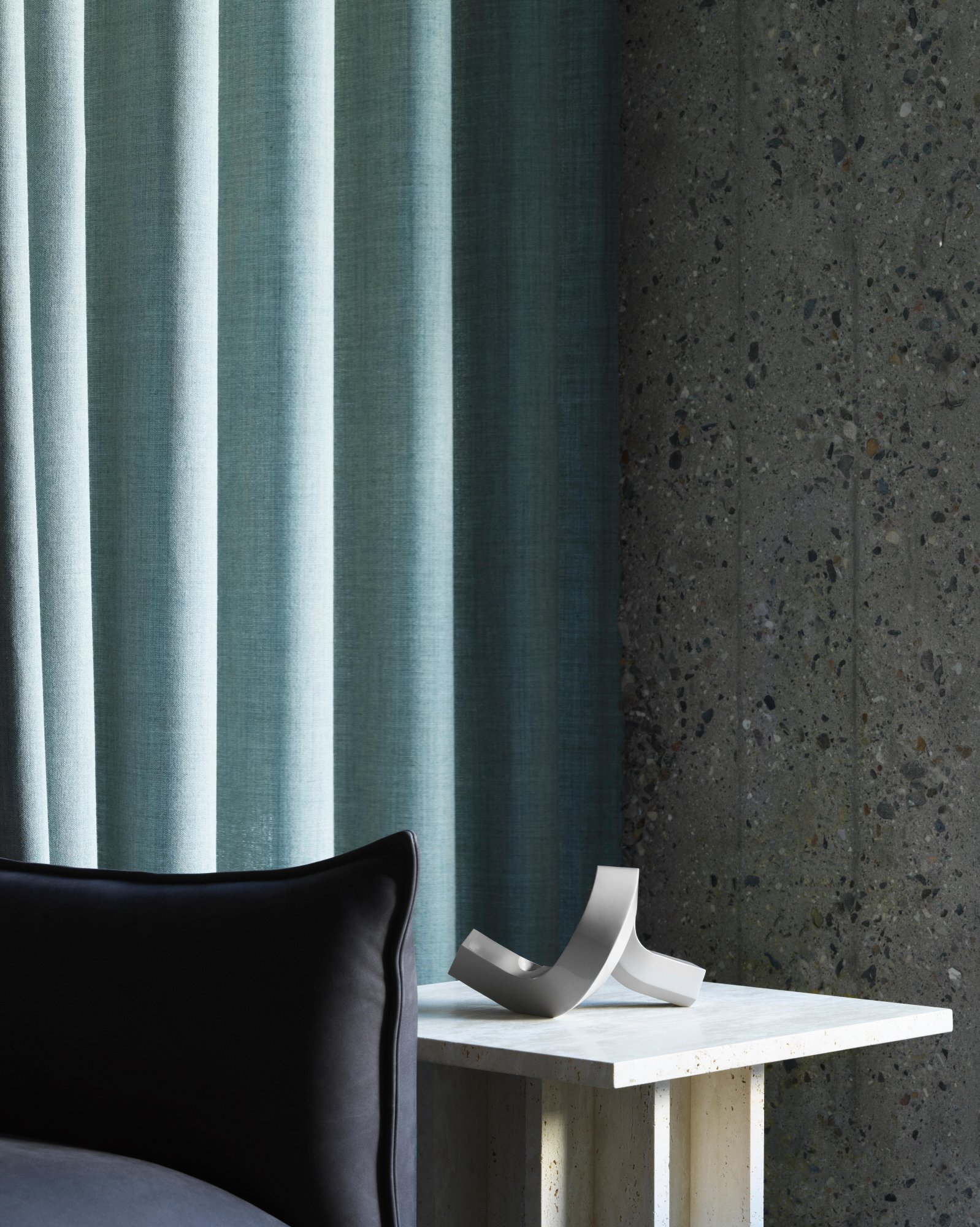 Normann Copenhagen Crooked One candlestick, warm grey | Finnish Design Shop