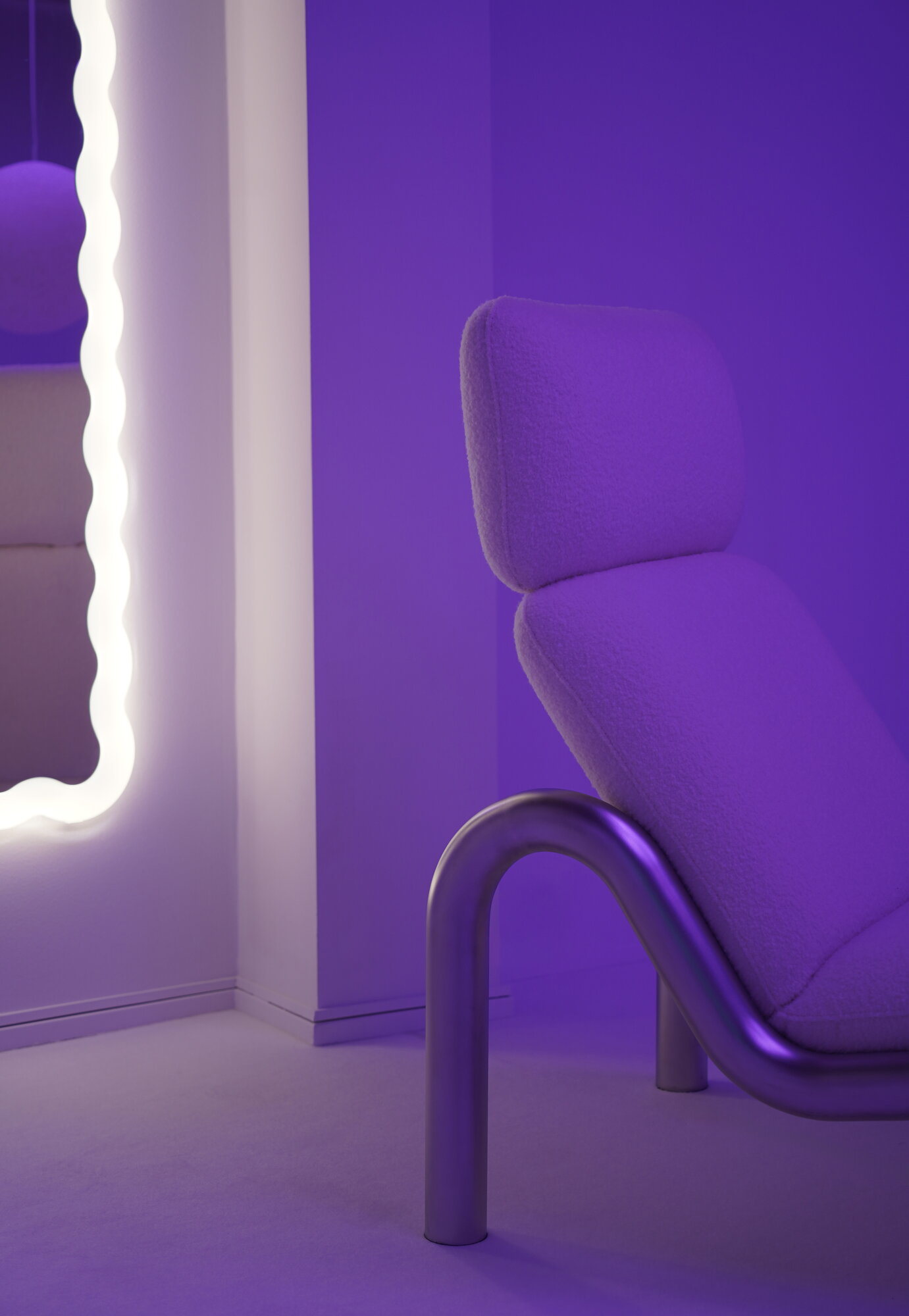 Normann Copenhagen Tube lounge chair, Hallingdal 110 | Finnish Design Shop