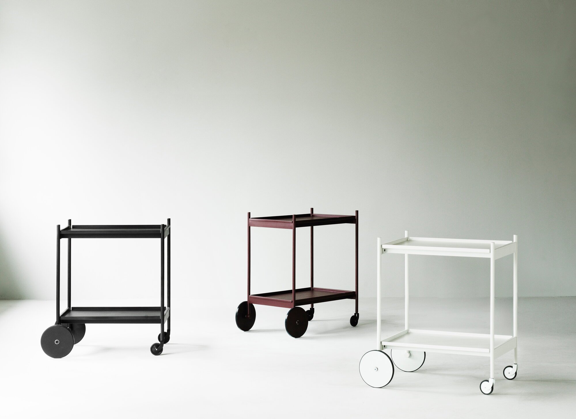 Normann Copenhagen Rul trolley, burgundy | Finnish Design Shop