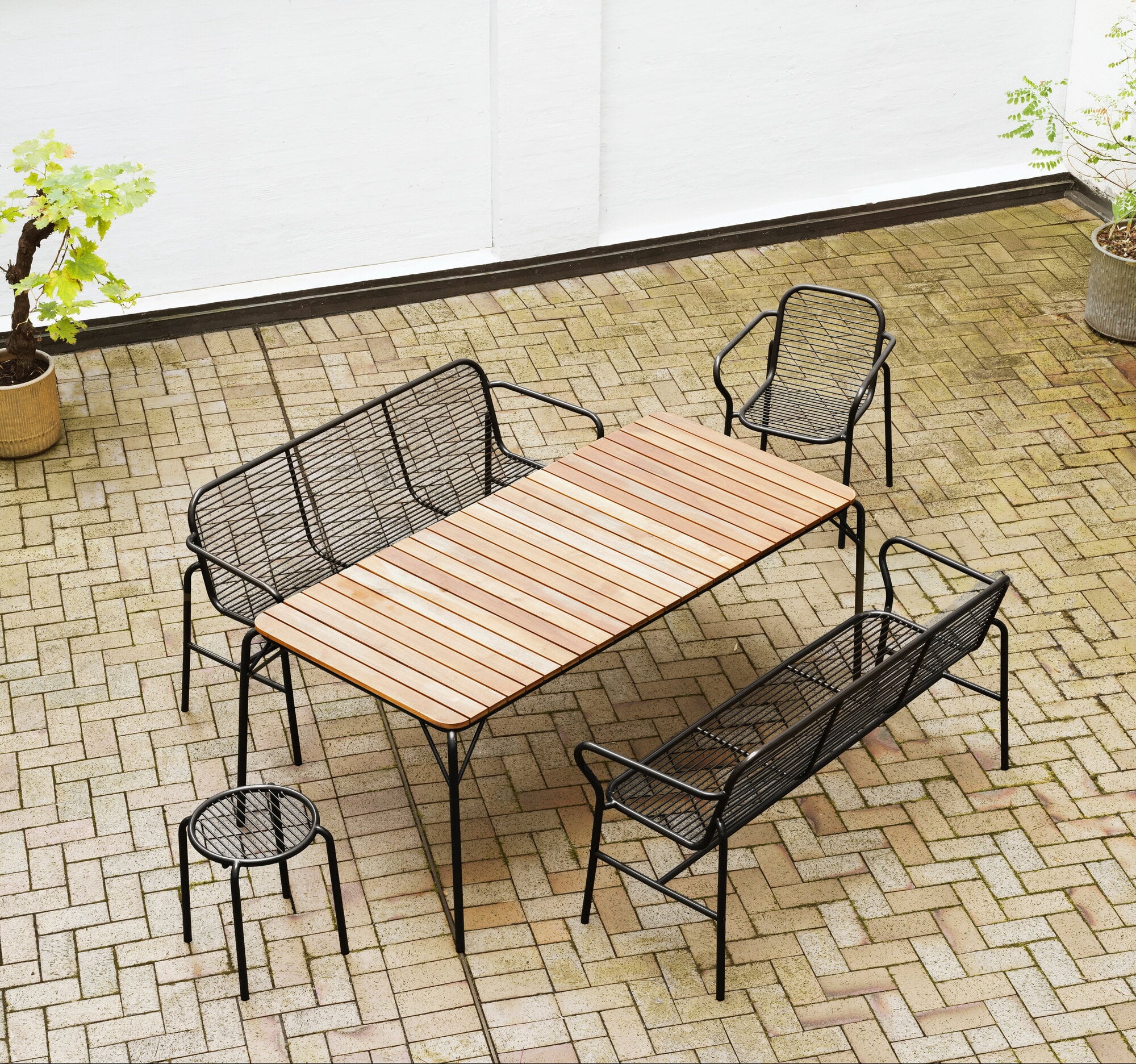 Normann Copenhagen Vig dining bench, black | Finnish Design Shop