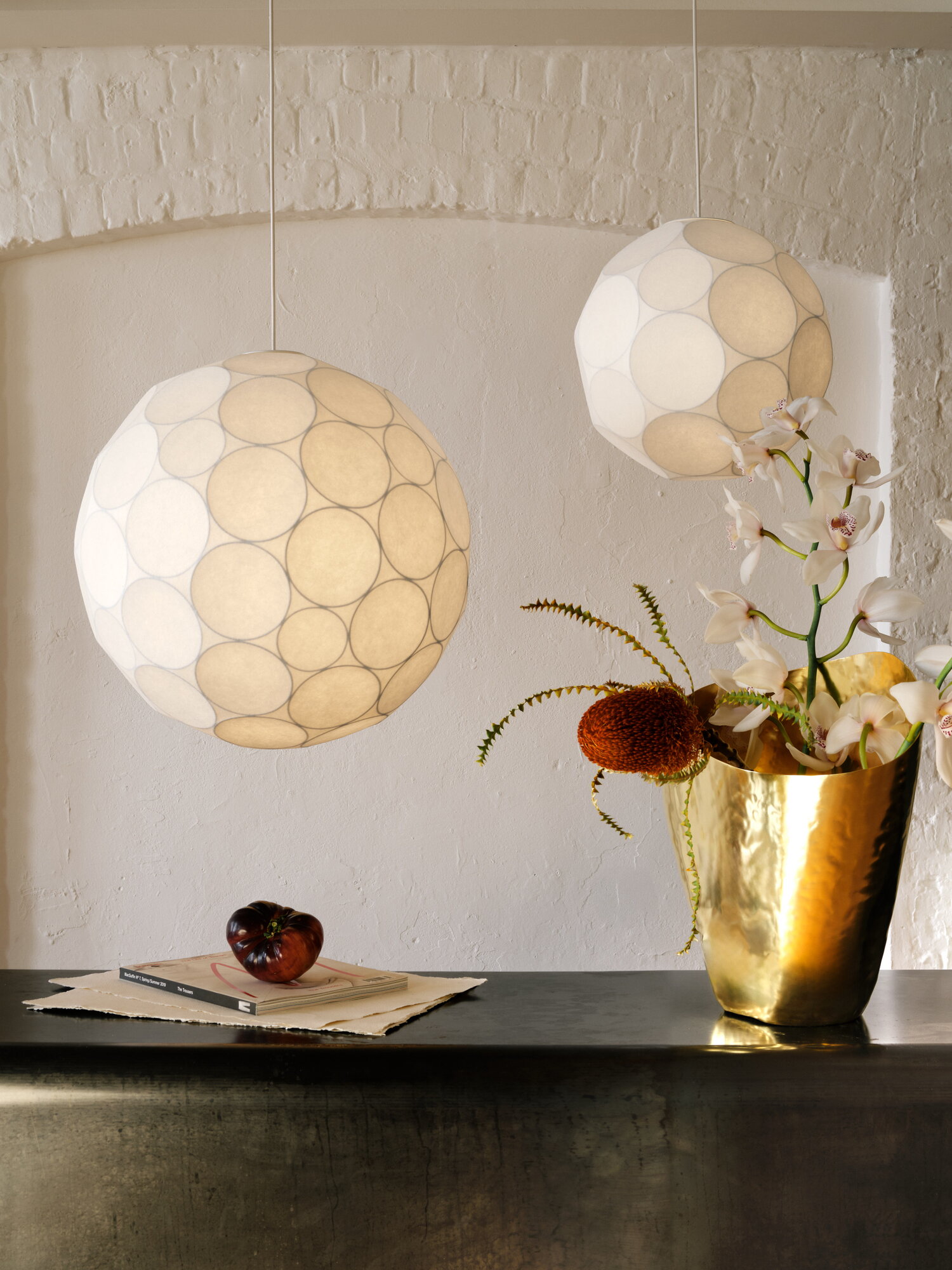 Tom Dixon Soft pendant, 45cm, white | Finnish Design Shop NL