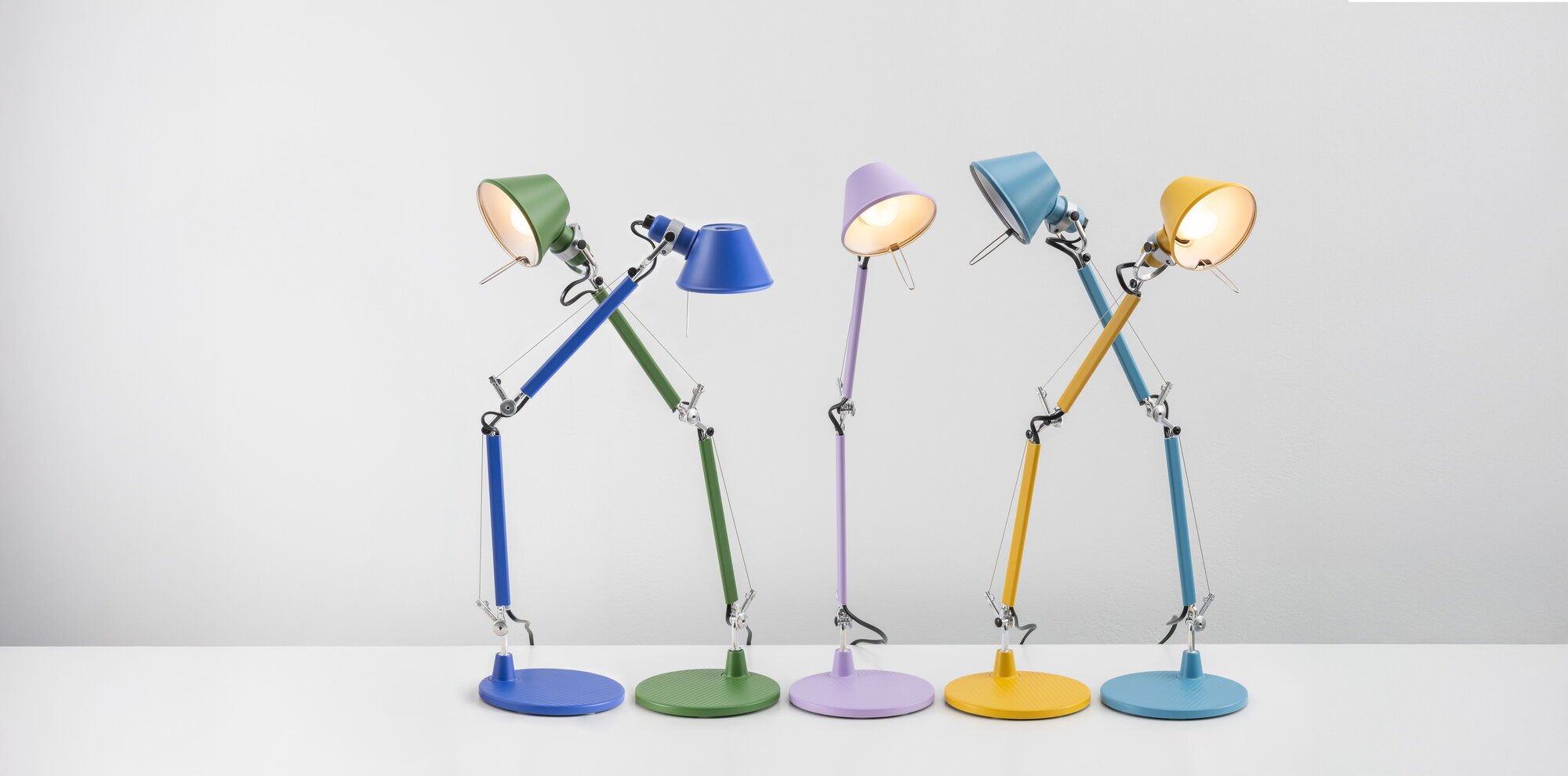 Artemide Tolomeo Micro table lamp, lavender | Finnish Design Shop