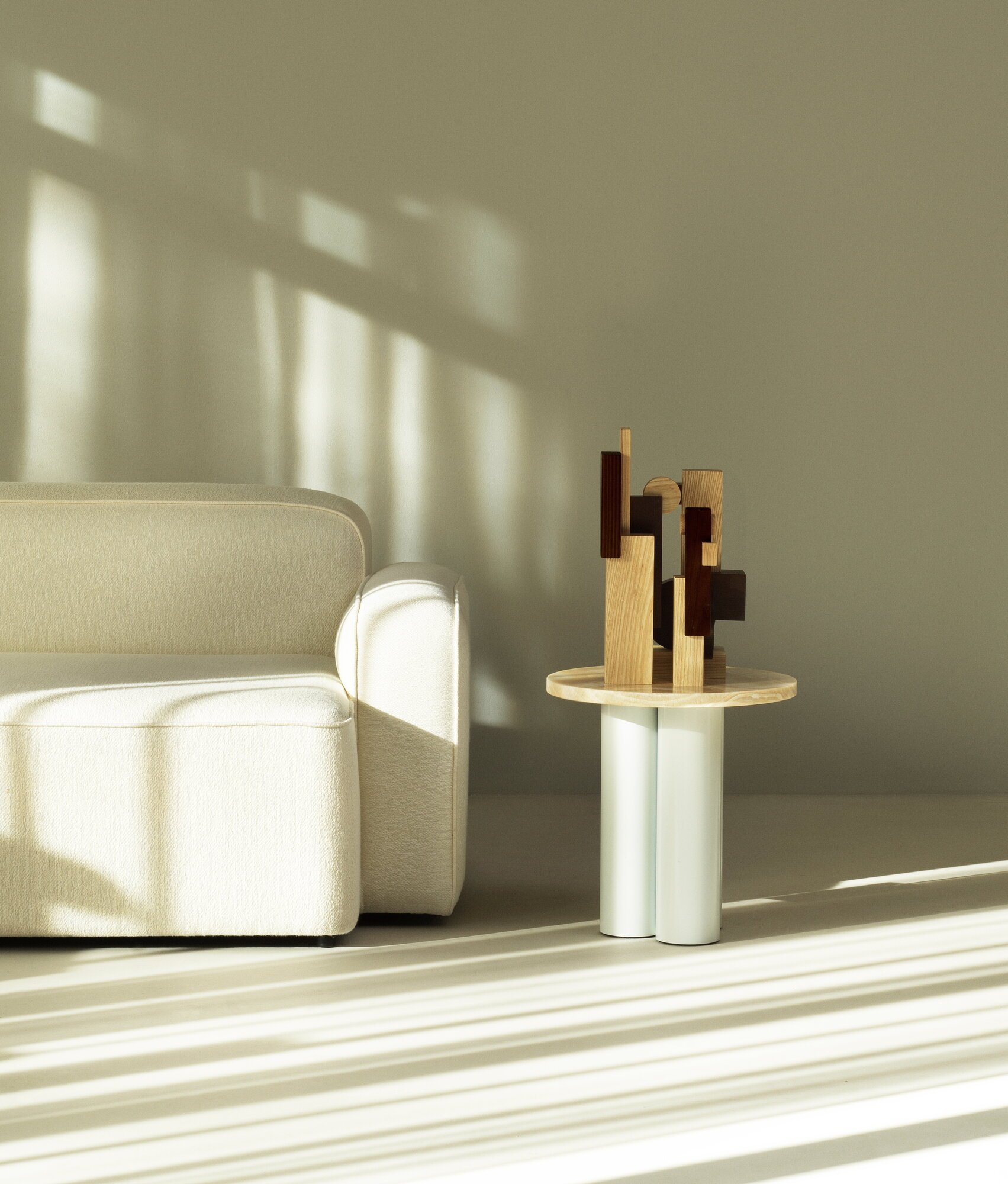 Normann Copenhagen Join sculpture, medium, ash - carbonized ash ...