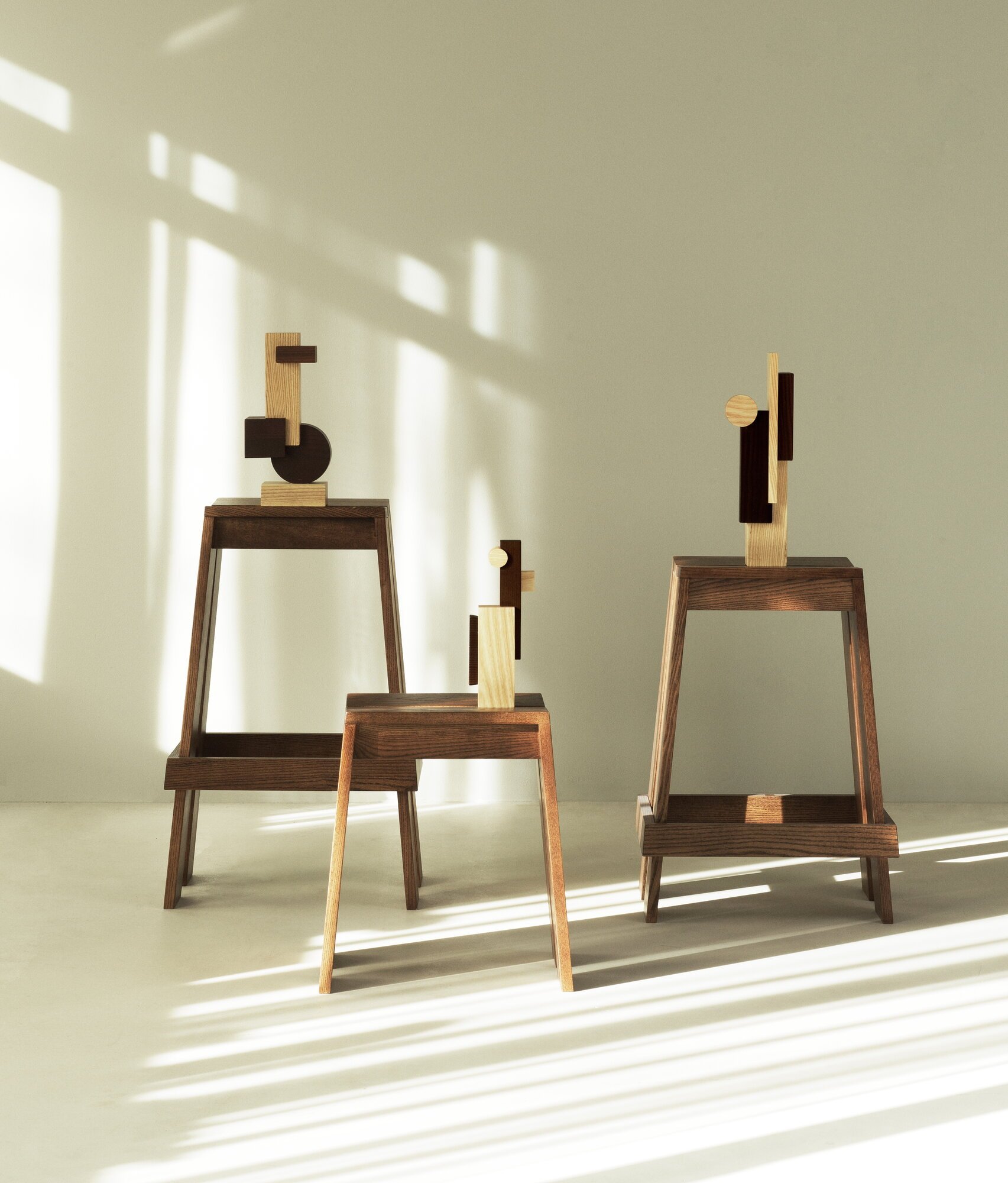 Normann Copenhagen Join sculpture, medium, ash - carbonized ash ...