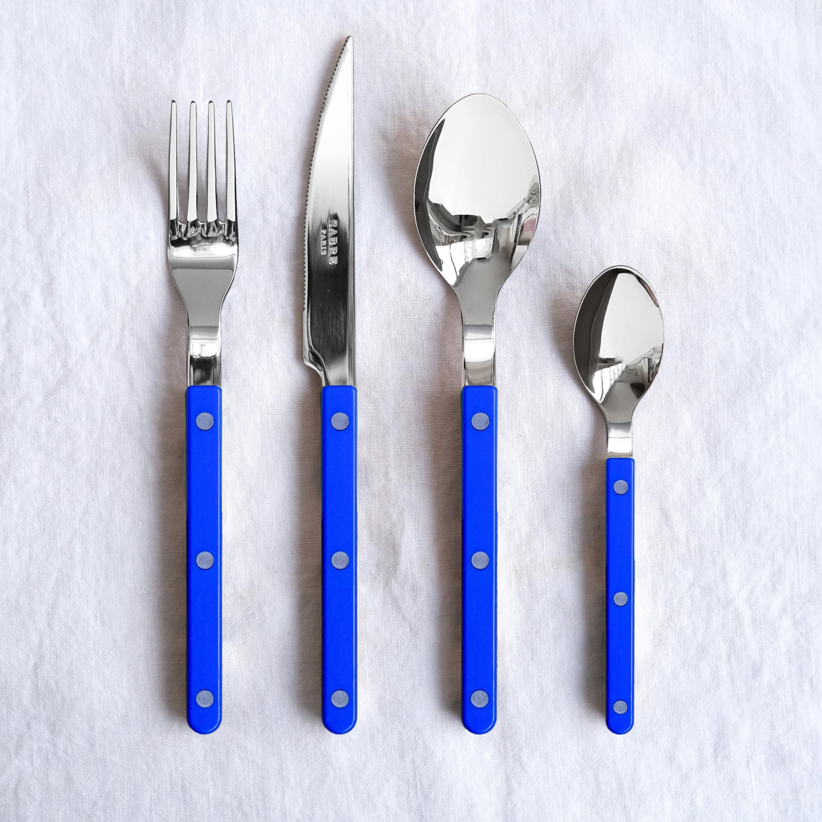 Sabre Paris Bistrot Solid dinner fork, lapis blue | Finnish Design Shop