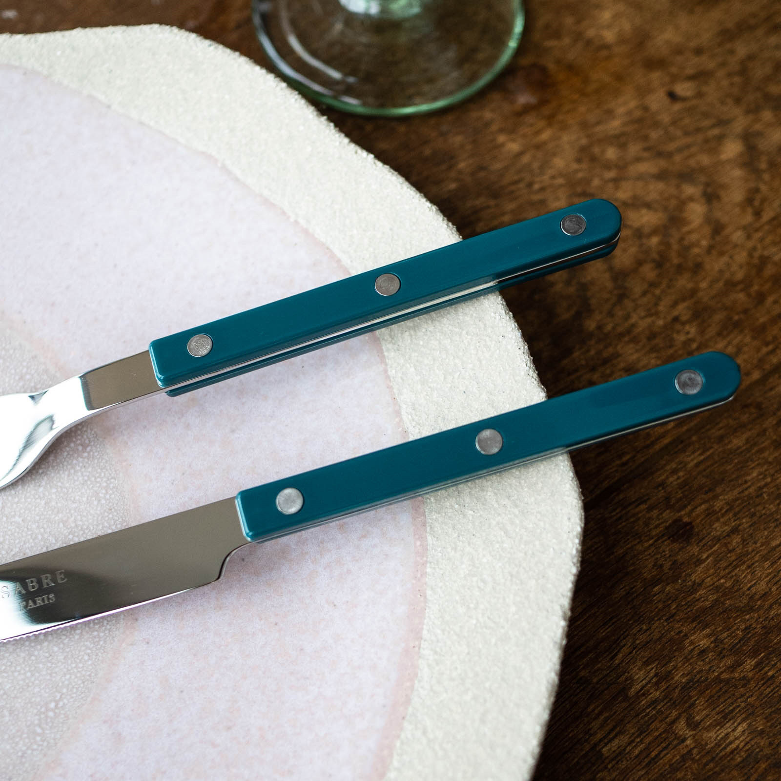 Sabre Paris Bistrot Solid fourchette de table, aigue-marine | Finnish ...