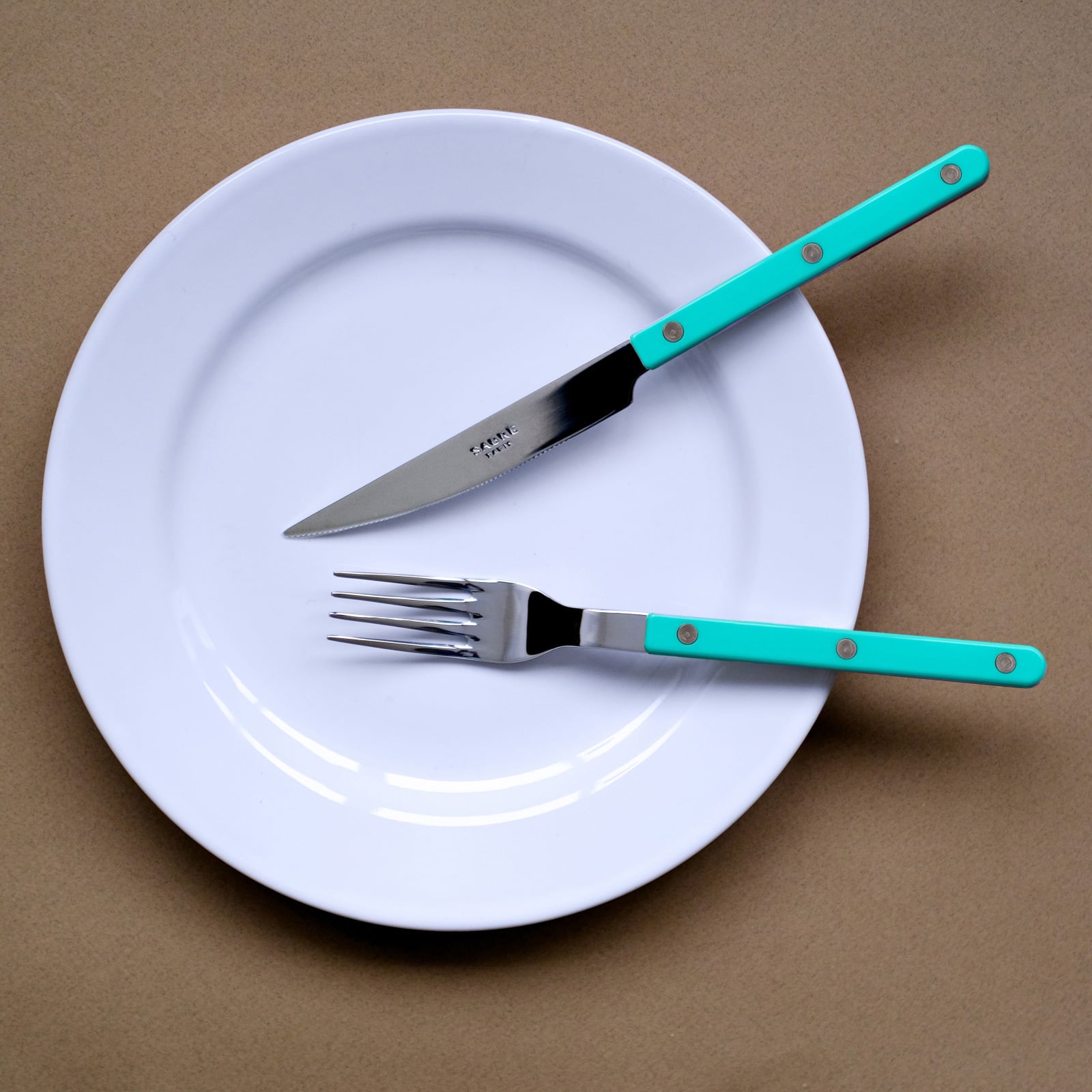 Sabre Paris Bistrot Solid fourchette de table, turquoise | Finnish ...