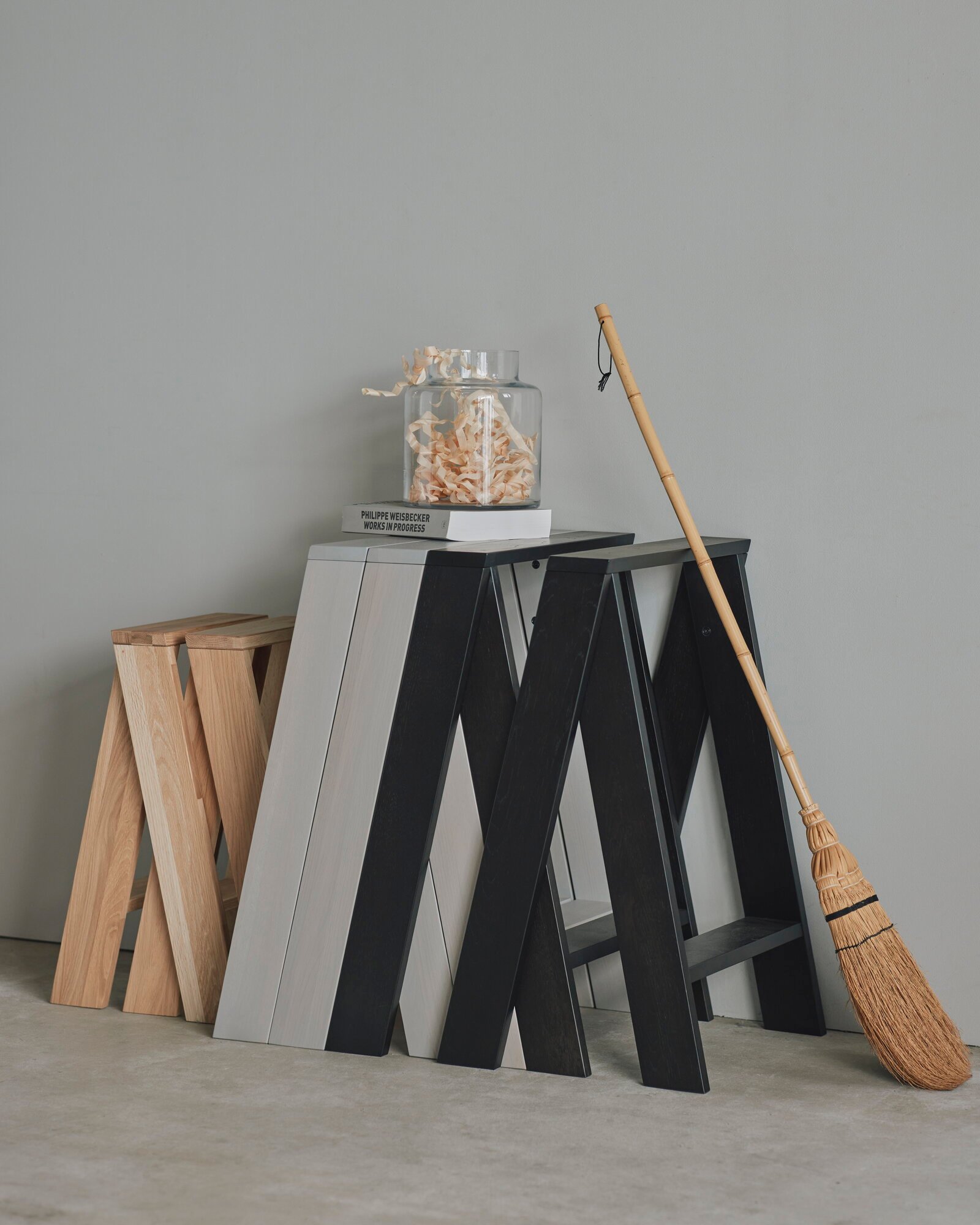 Ishinomaki Laboratory AA stool, 2 pcs, 56 cm, natural | Finnish Design Shop