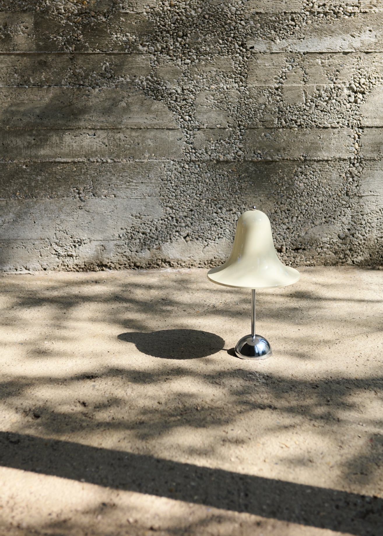 Verpan Pantop Portable table lamp, 18 cm, cream white | Finnish Design Shop