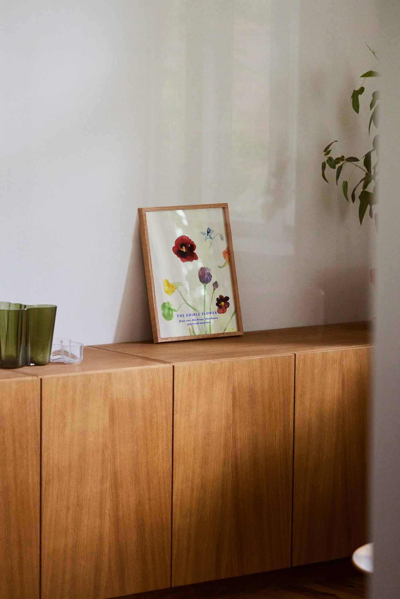 Paper Collective The Edible Flowers poster | Finnish Design Shop